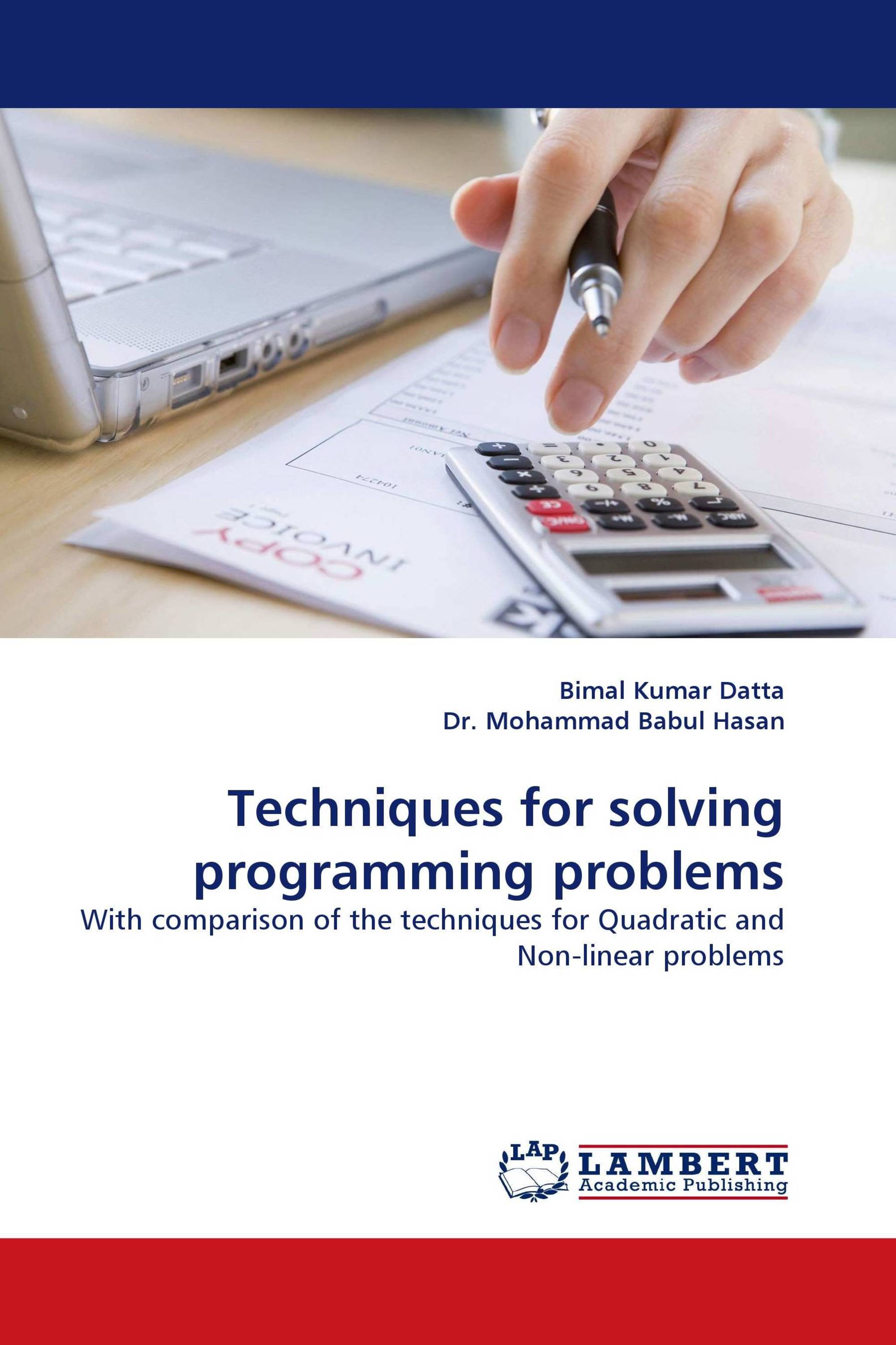 Techniques For Solving Programming Problems 978 3 8383 8390 3 