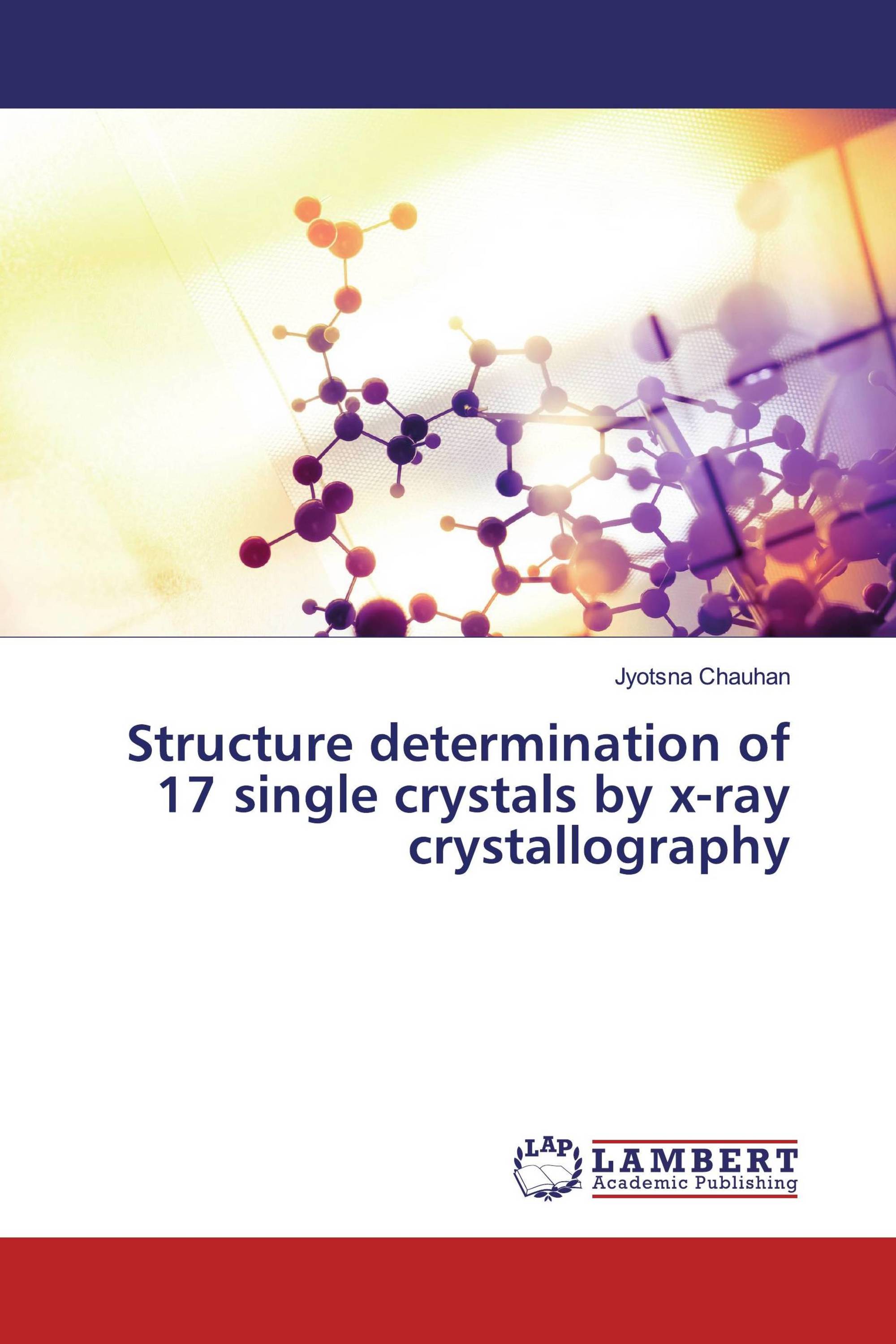 Structure determination of 17 single crystals by x-ray crystallography