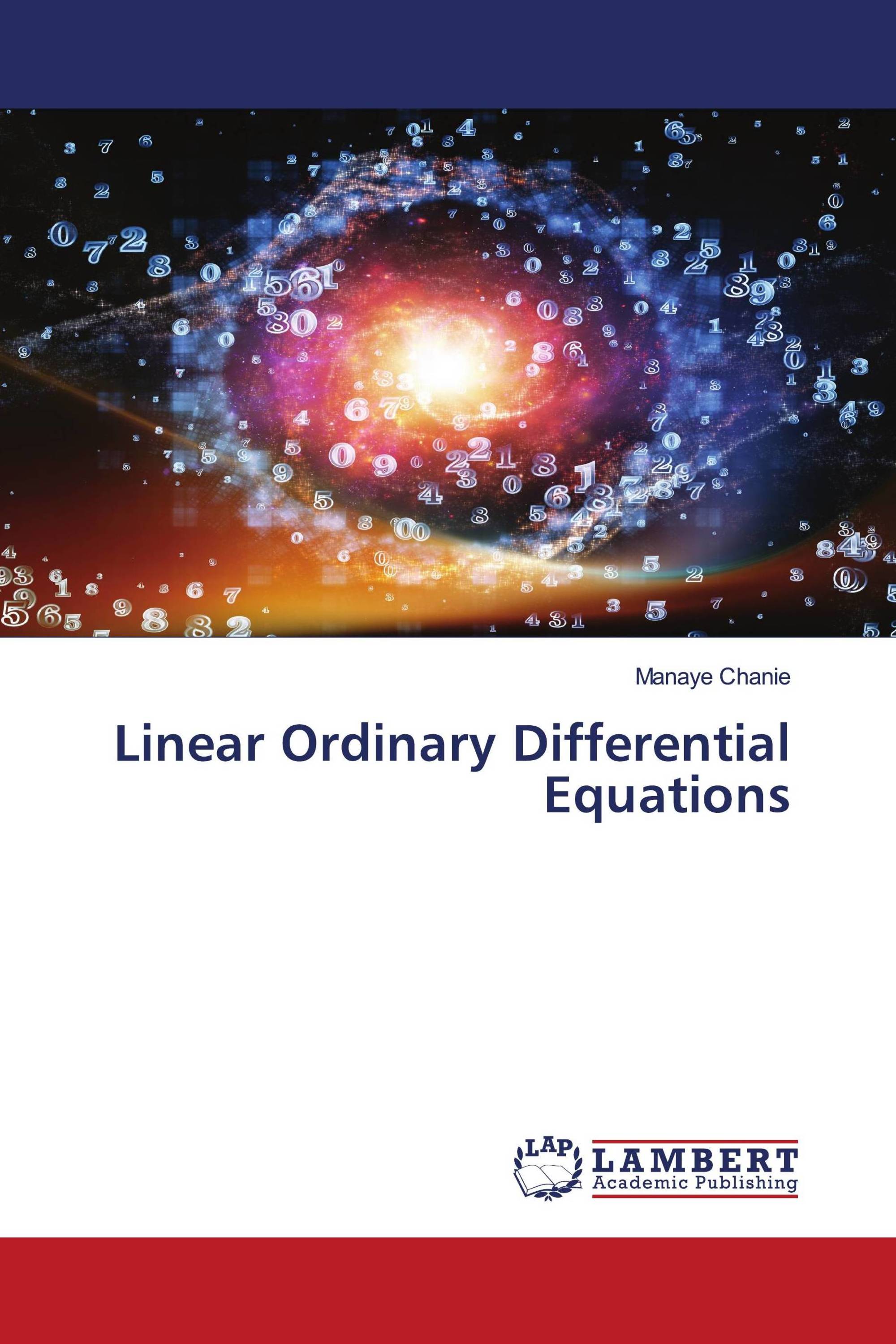 Linear Ordinary Differential Equations 978 620 2 79724 5 
