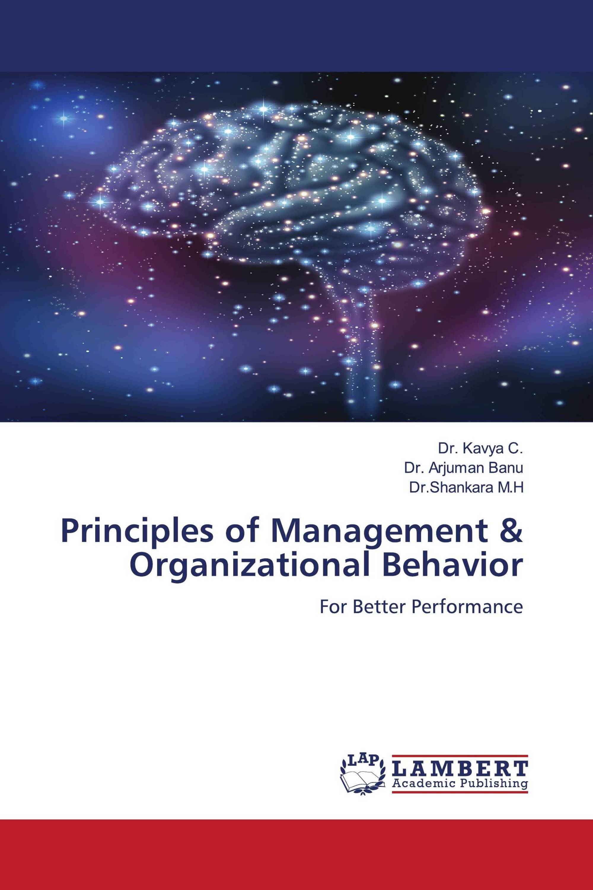 Principles of Management & Organizational Behavior / 978-620-6-77996-4 / 9786206779964 / 6206779963