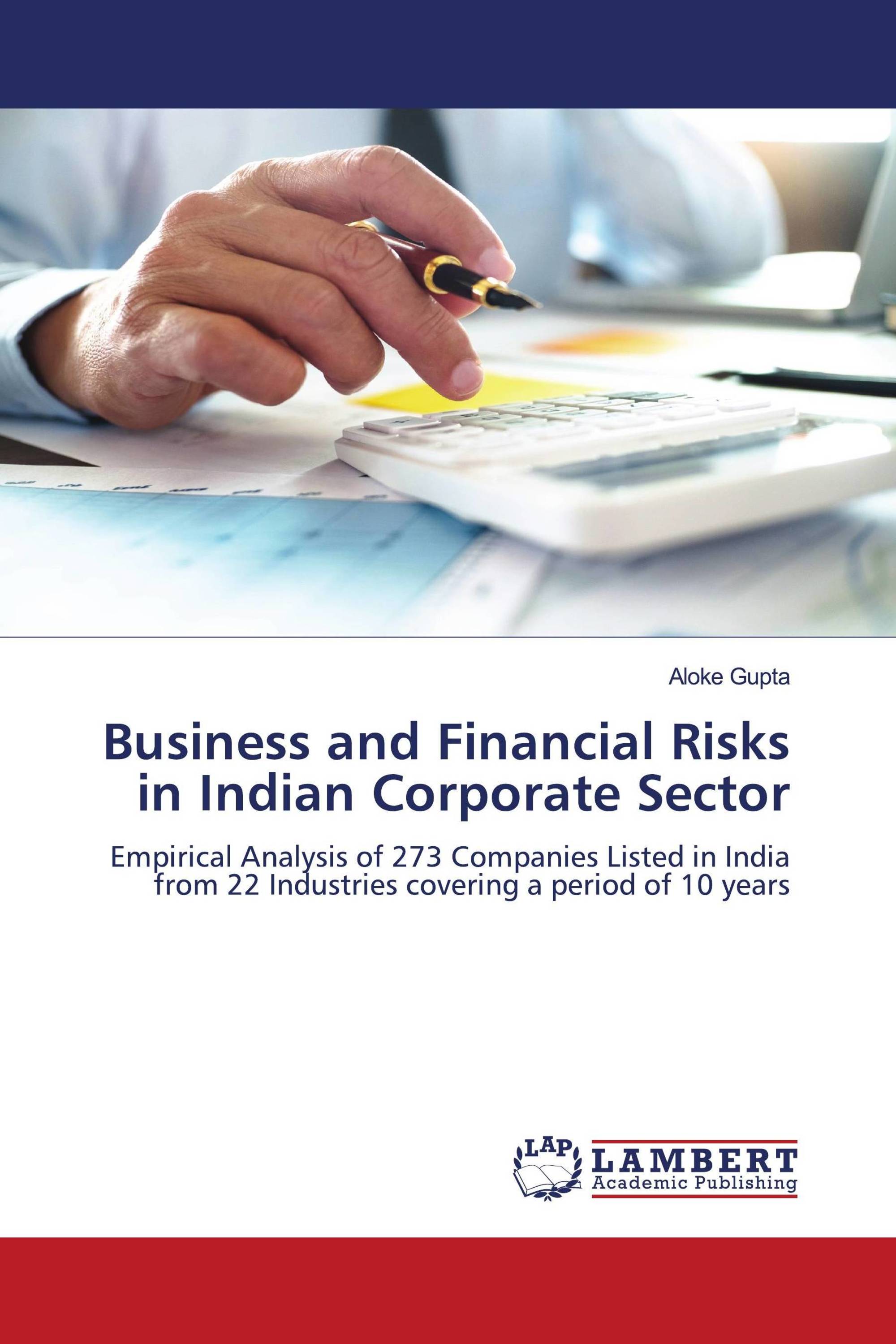Business and Financial Risks in Indian Corporate Sector / 978-620-8 ...