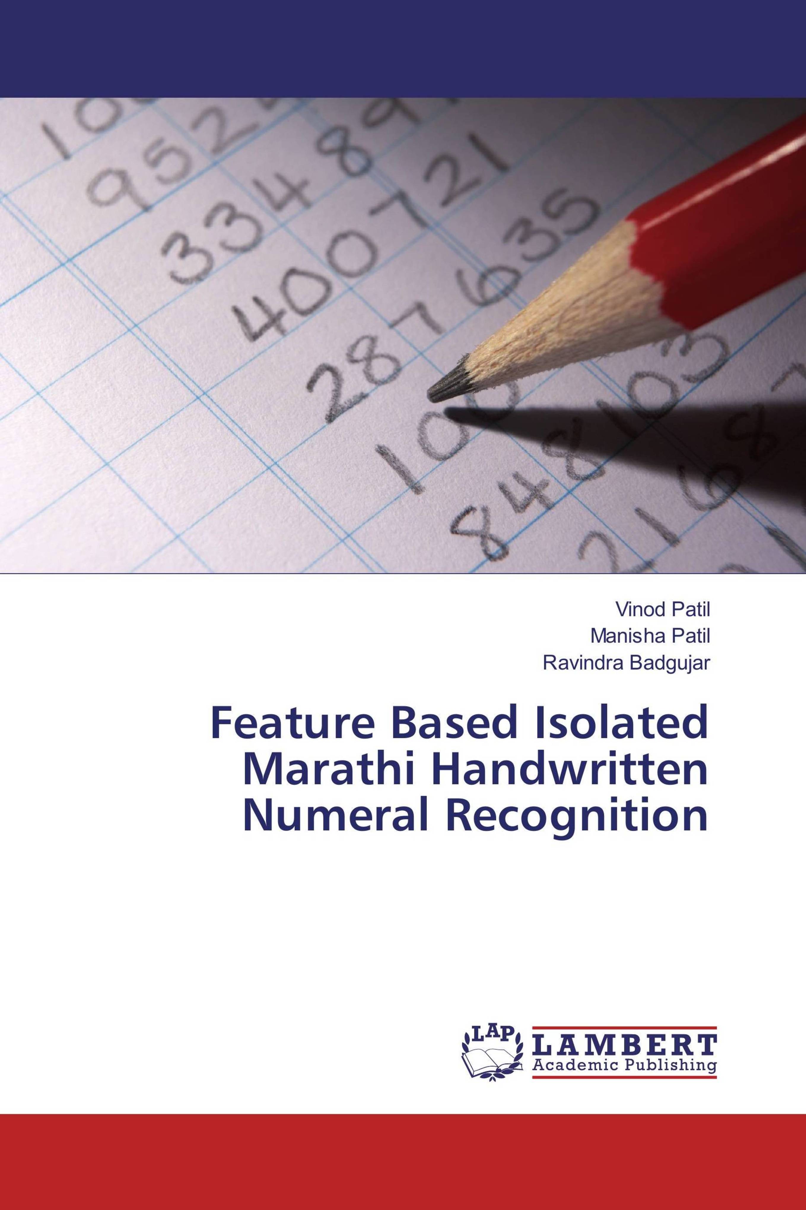 9783659889707 Feature Based Isolated Marathi Handwritten Numeral Recognition V Eur 39 90