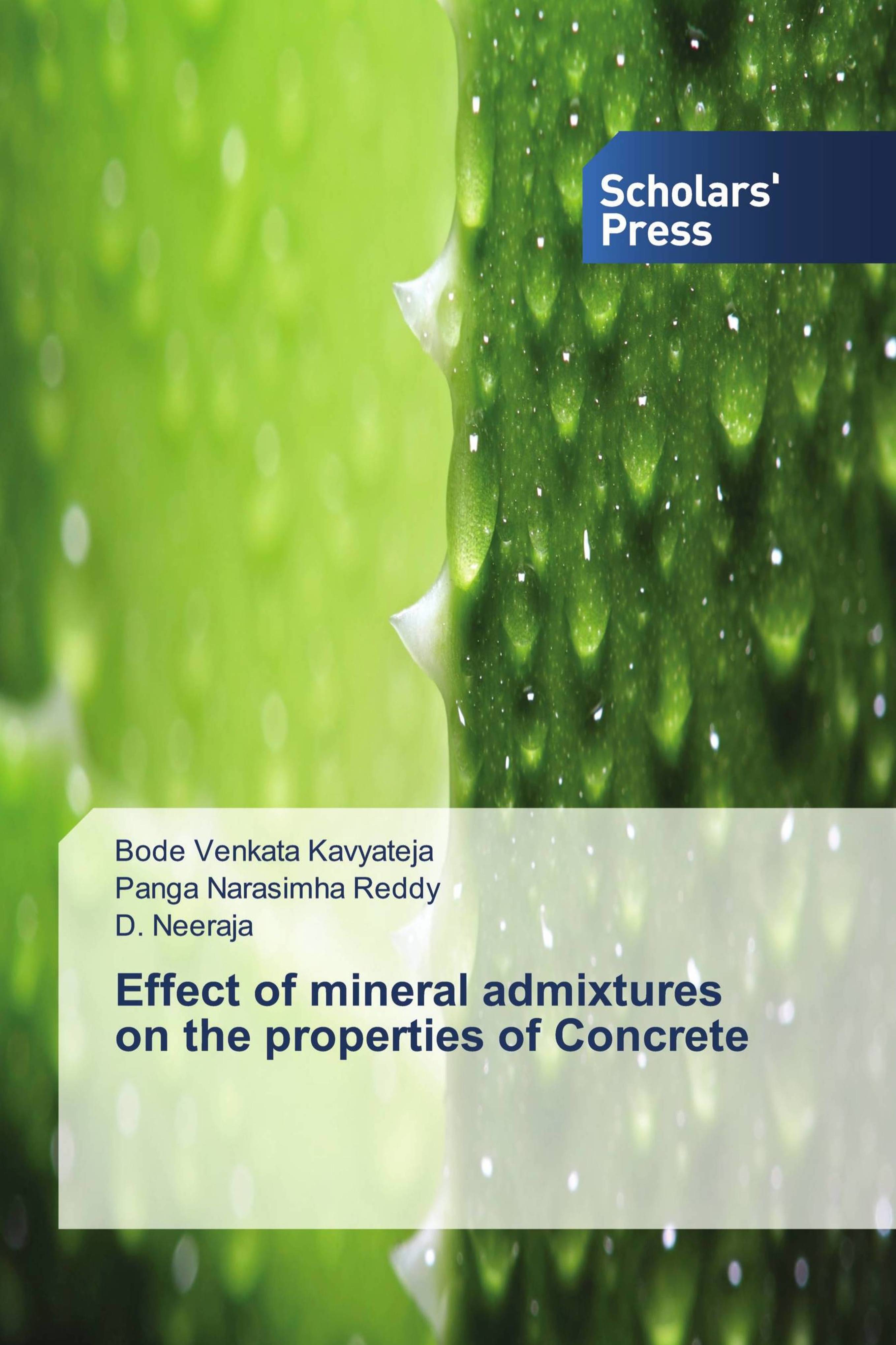 Buy Effect of mineral admixtures on the properties of Concrete Book ...