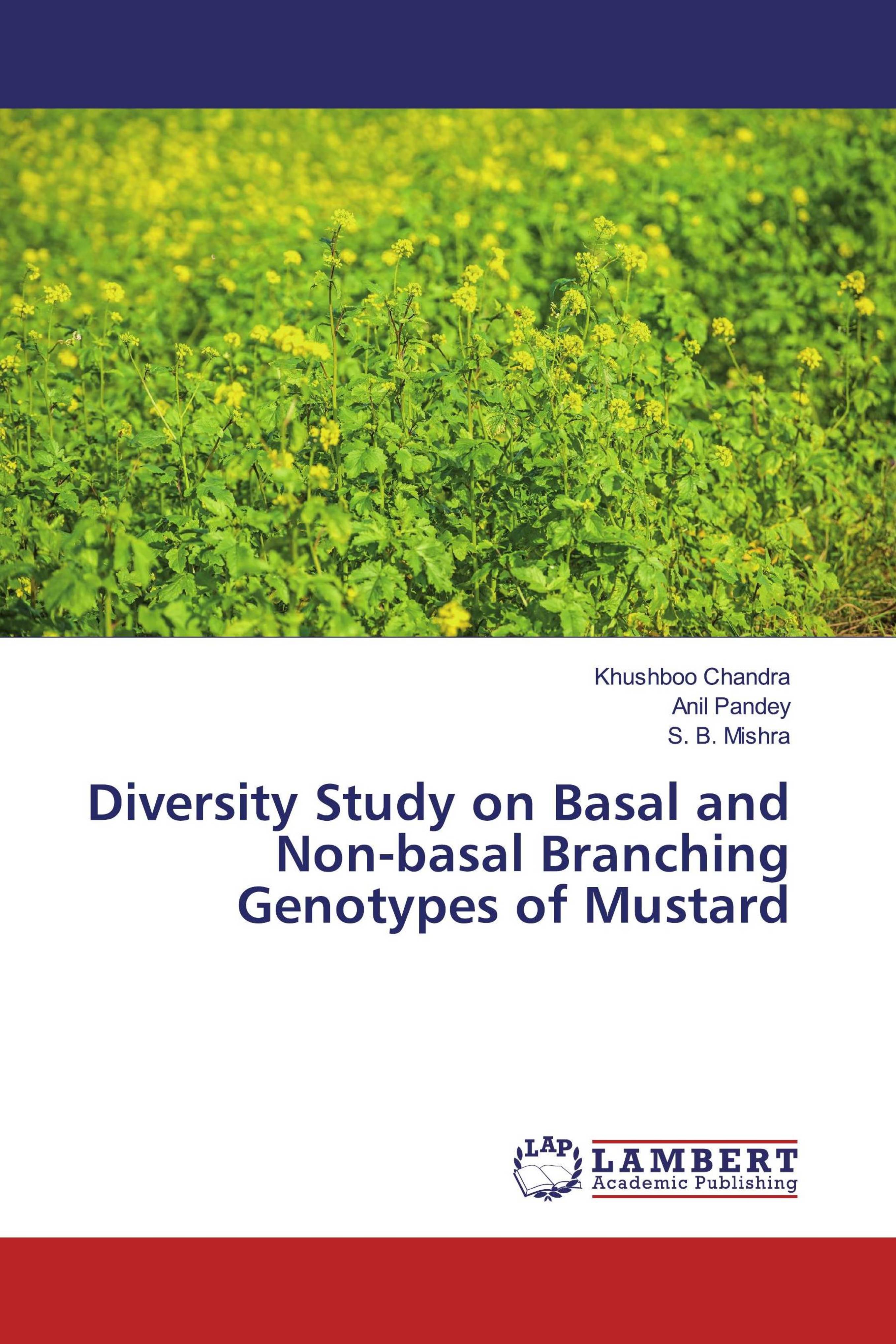 Buy Diversity Study on Basal and Non-basal Branching Genotypes of Mustard