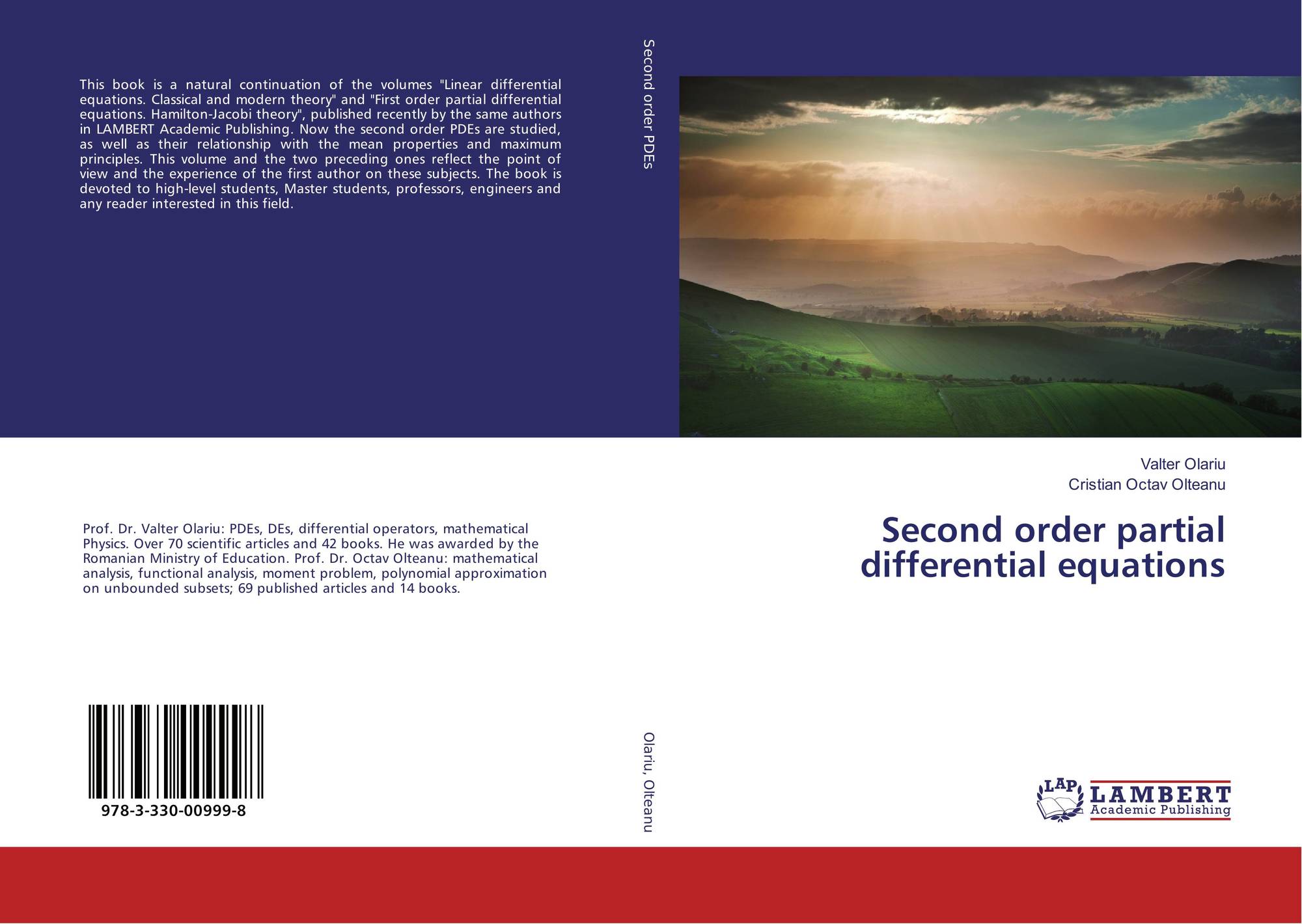 Second Order Partial Differential Equations 978 3 330 00999 8 3330009993 9783330009998 By second-order-partial-differential-equations-978-3-330-00999-8-3330009993-9783330009998-by