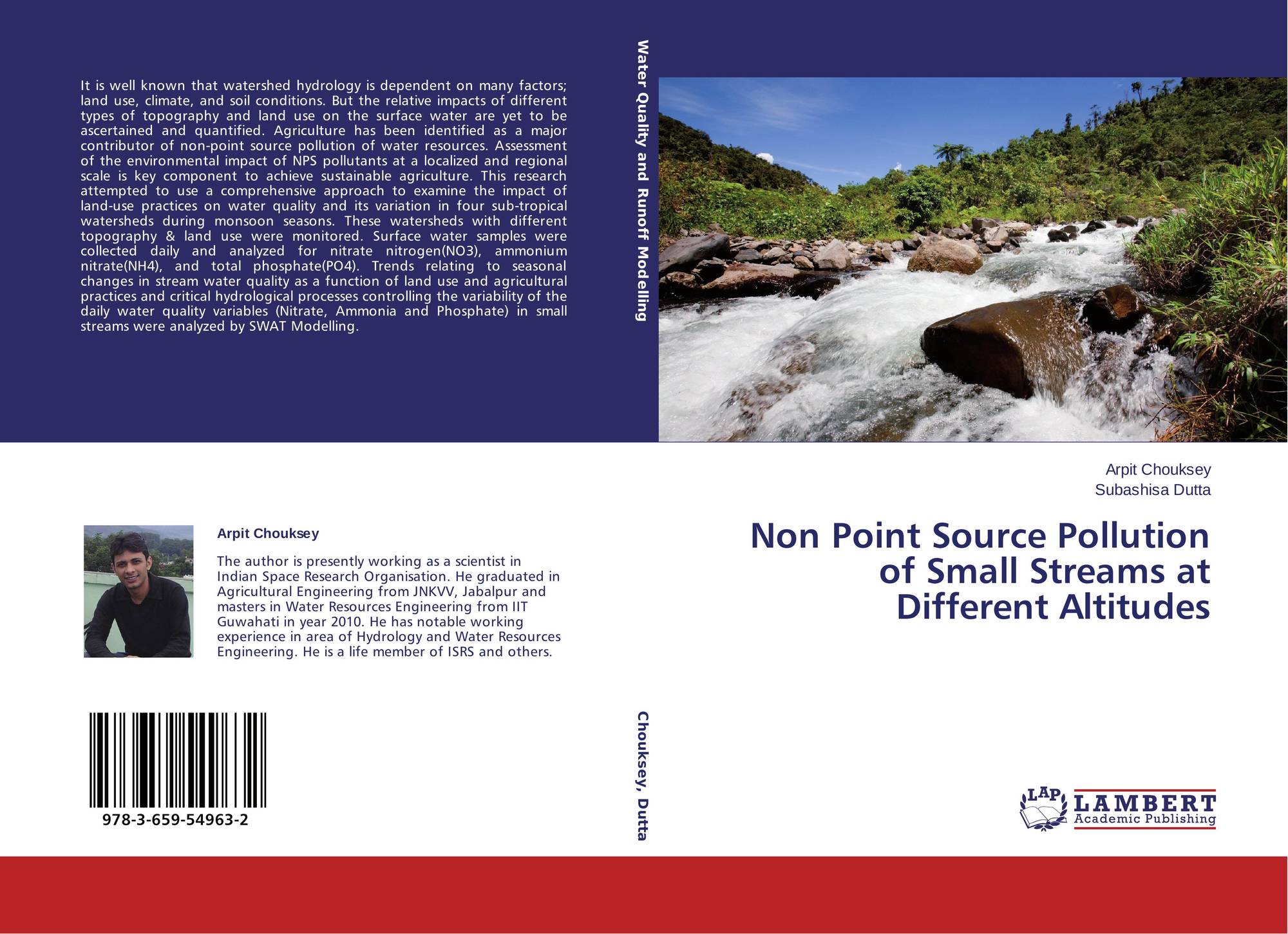 Non Point Source Pollution of Small Streams at Different Altitudes, 978 ...