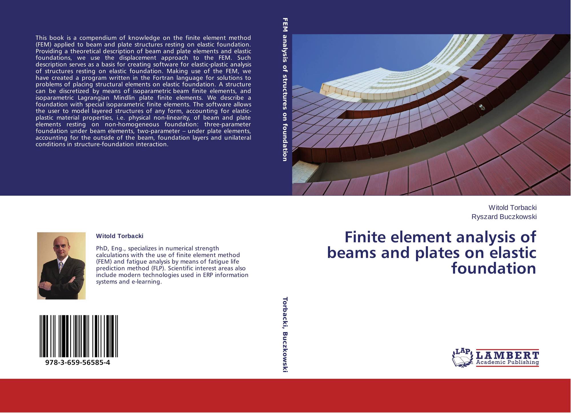Finite Element Analysis Of Beams And Plates On Elastic Foundation 978 3 659 56585 4 3659565857