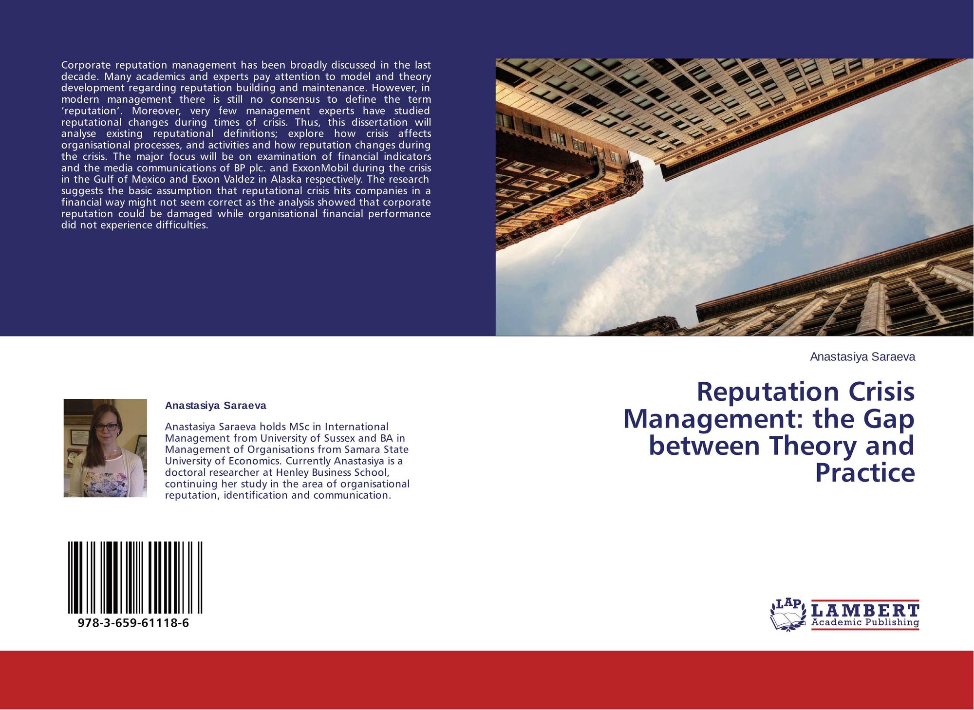 Reputation Crisis Management: the Gap between Theory and Practice, 978 ...