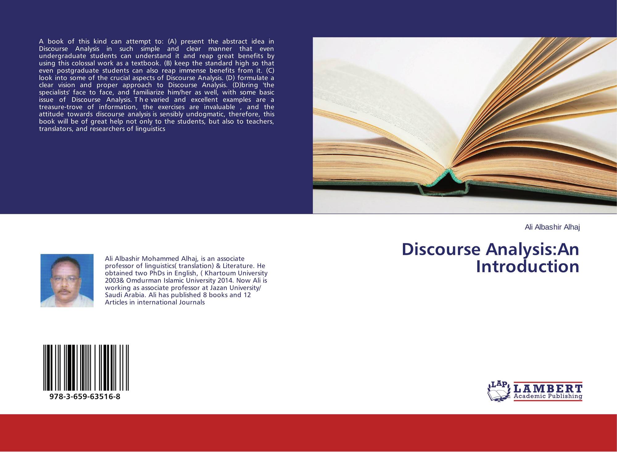 Discourse Analysis An Introduction 978 3 659 63516 8 3659635162 