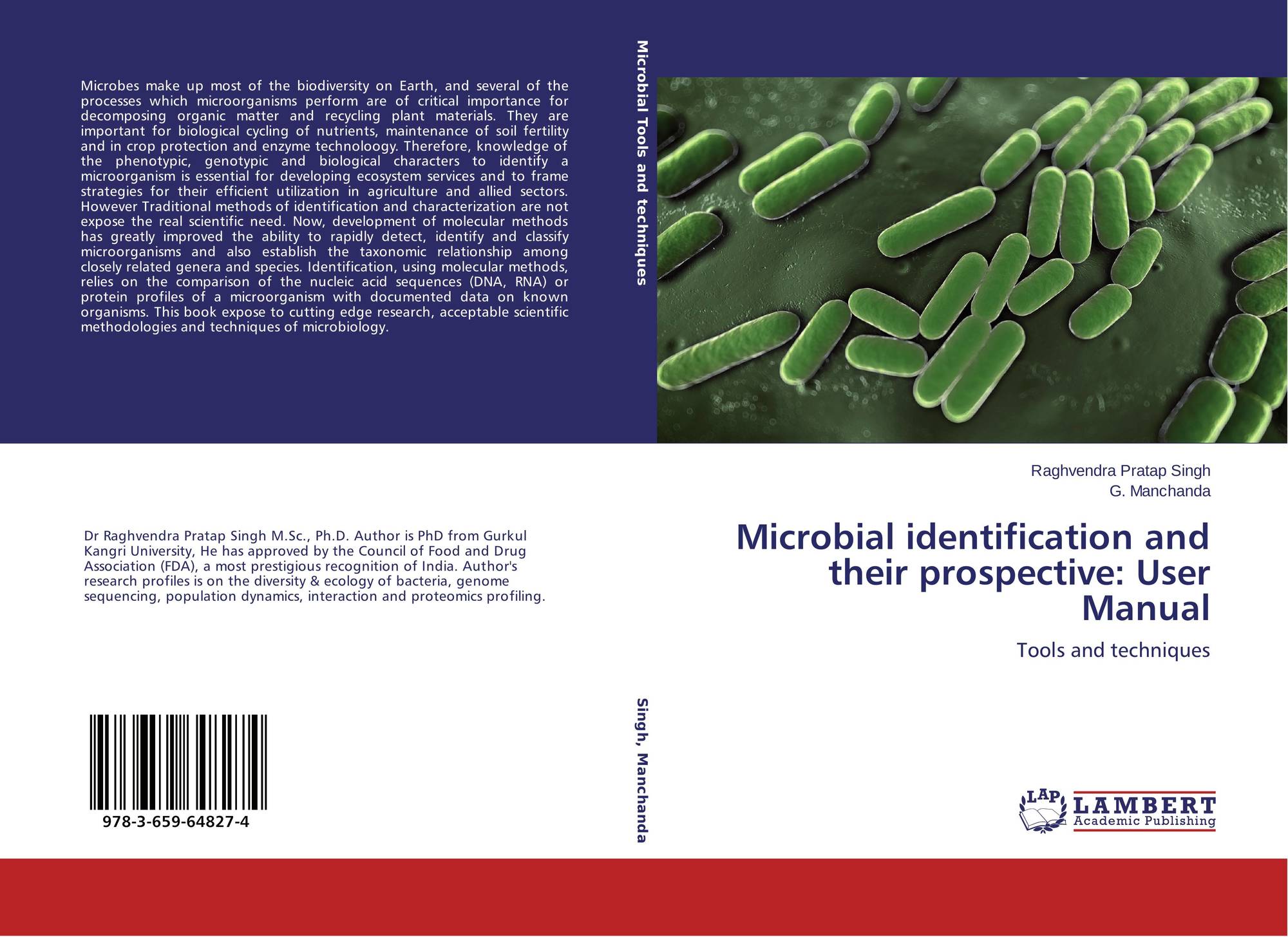 Microbial identification and their prospective: User Manual, 978-3-659 ...