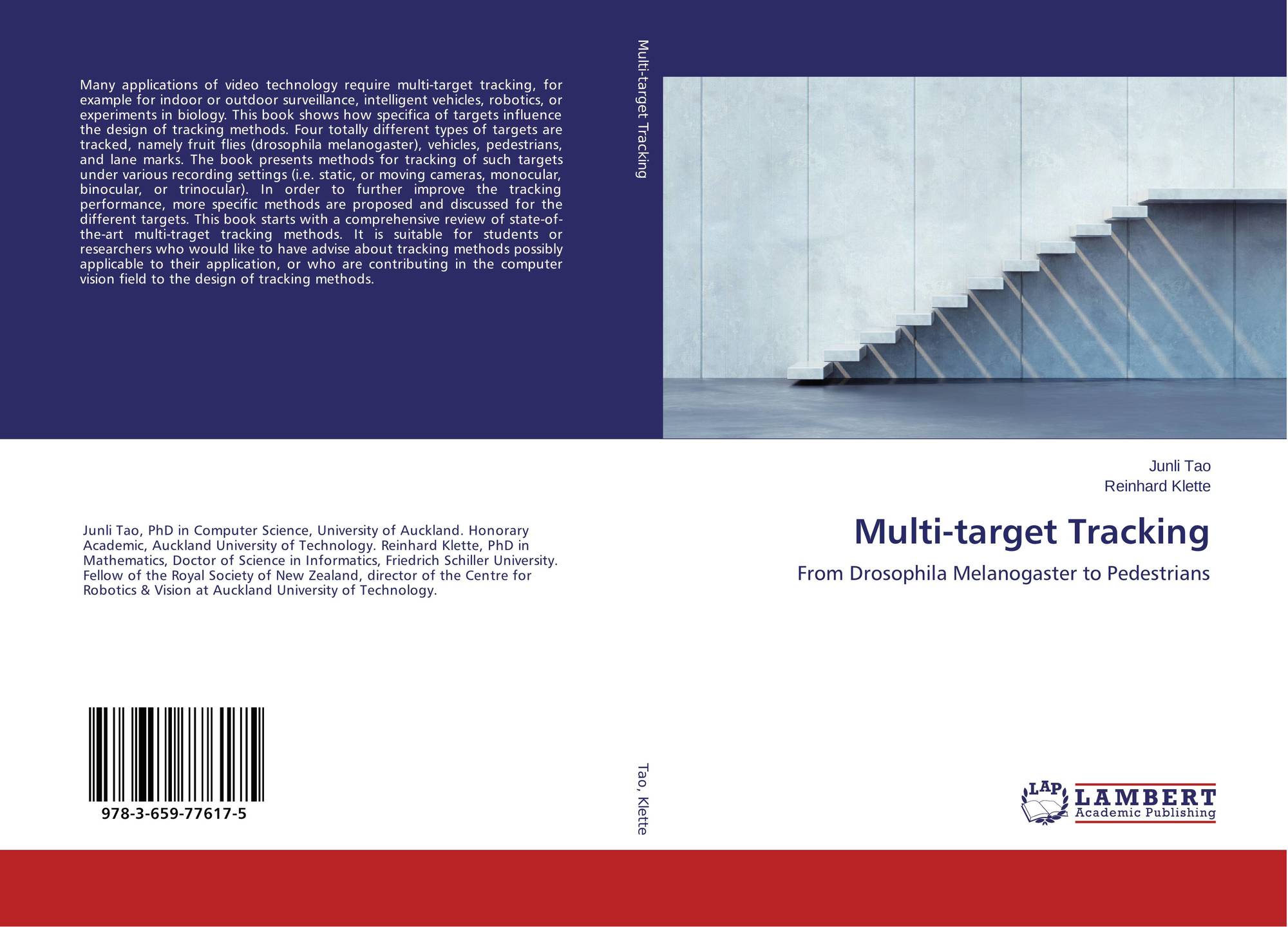 Multi Target Tracking 978 3 659 77617 5 3659776173 9783659776175 By Junli Tao Reinhard Klette