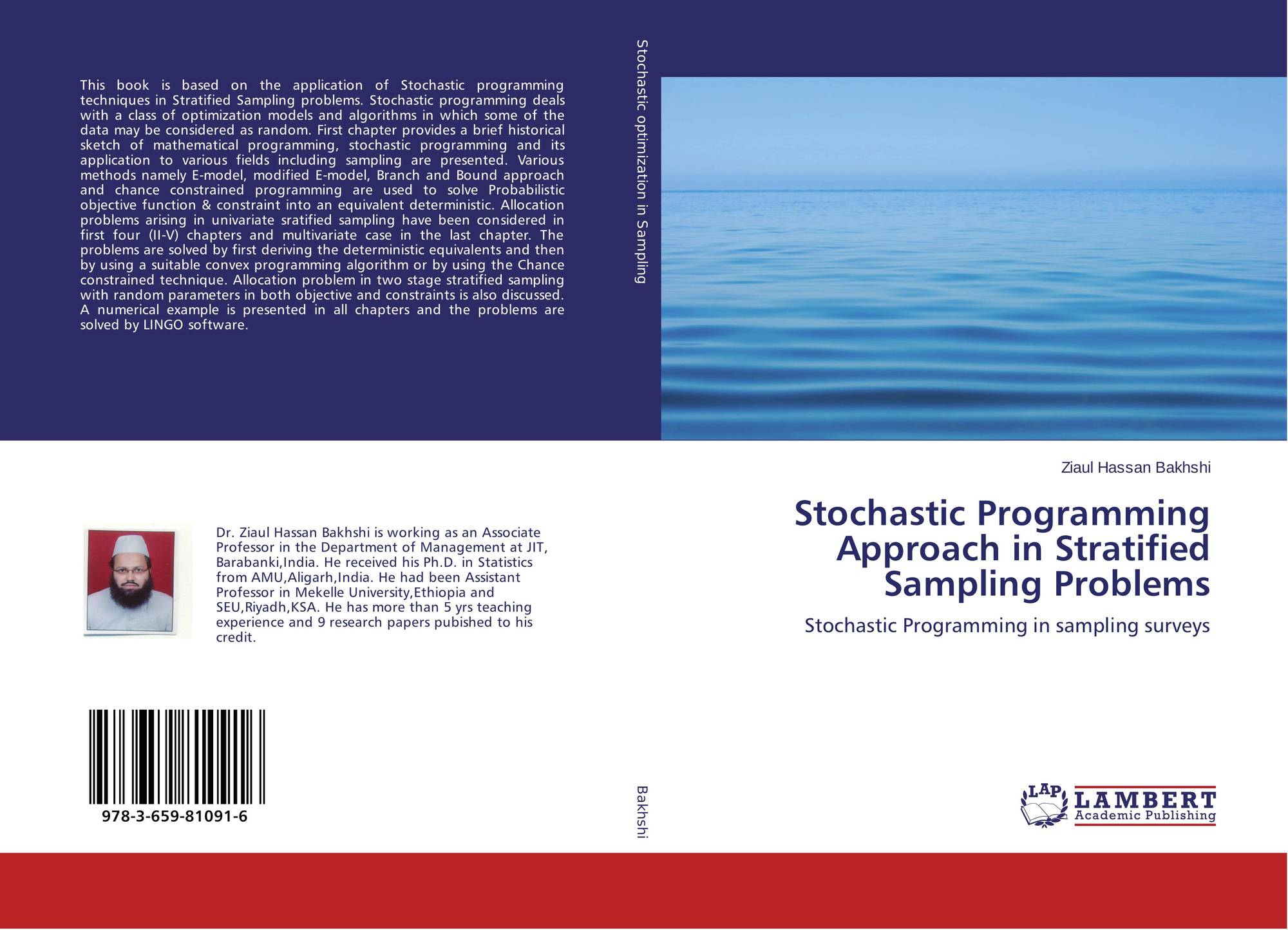 Stochastic Programming Approach In Stratified Sampling Problems 978 3 659 81091 6 3659810916