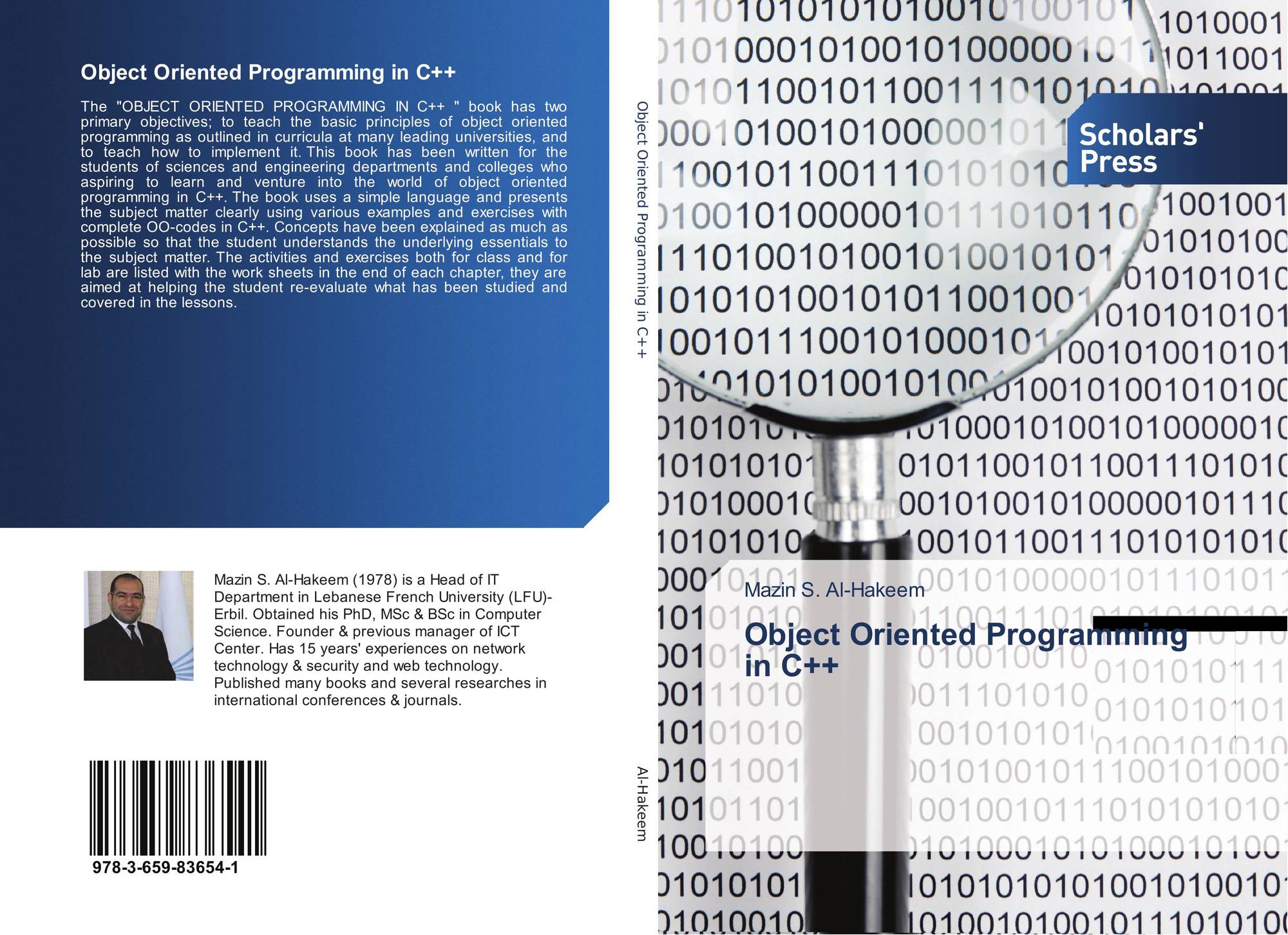 Object Oriented Programming In C 978 3 659 83654 1 3659836540 