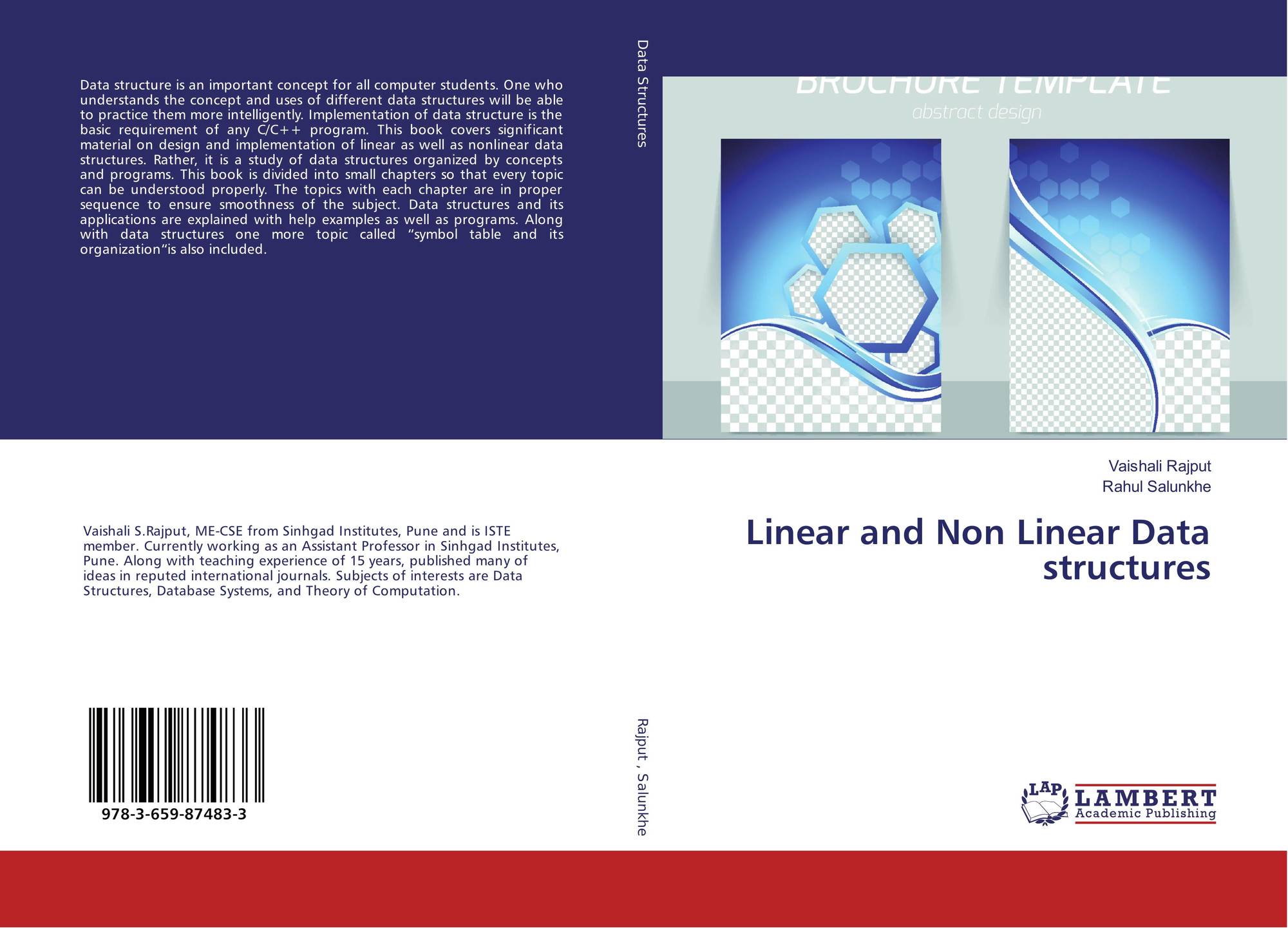 Linear And Non Linear Data Structures 978 3 659 87483 3 3659874833