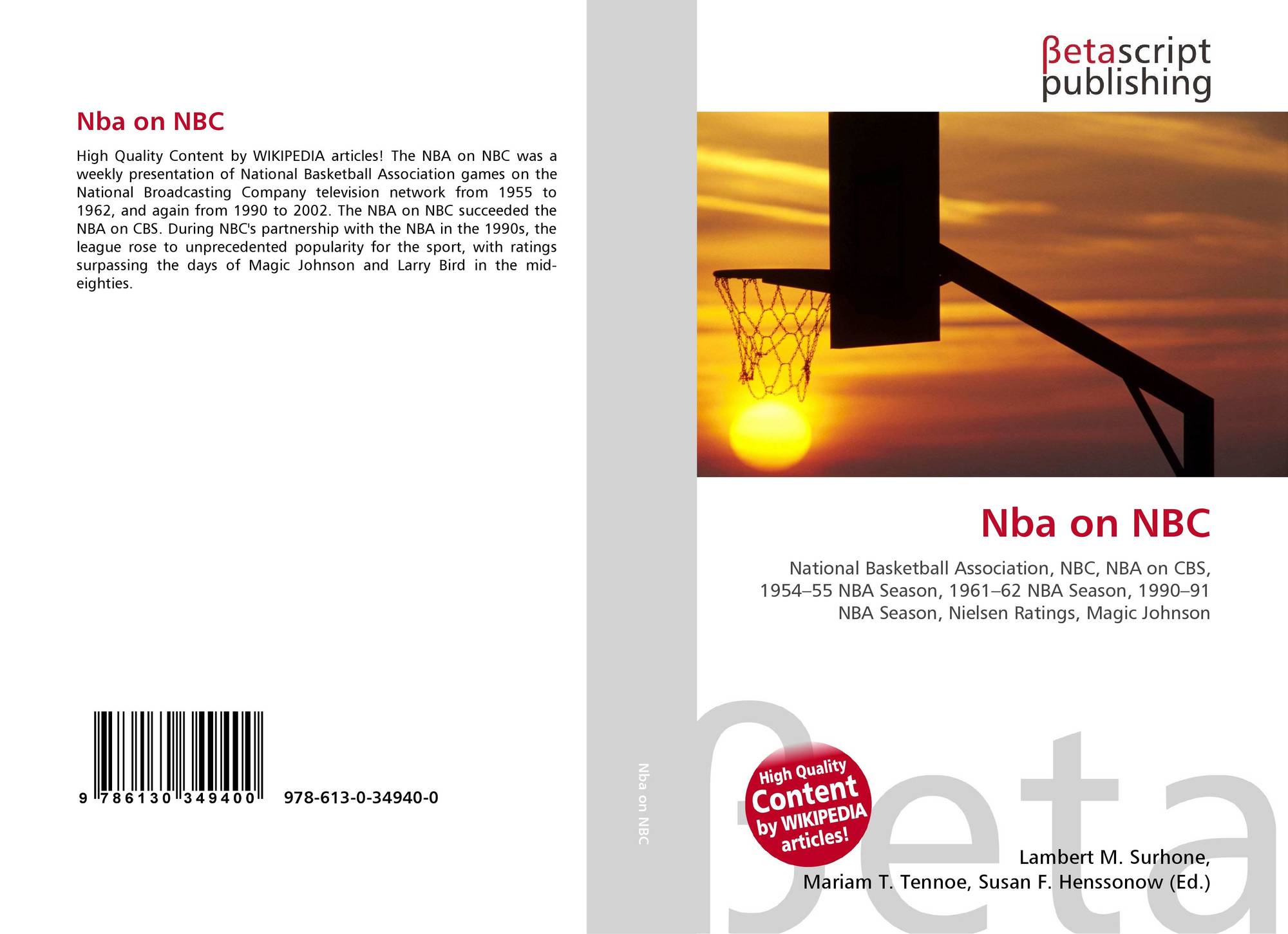 Nba on NBC, 978-613-0-34940-0, 6130349408 ,9786130349400