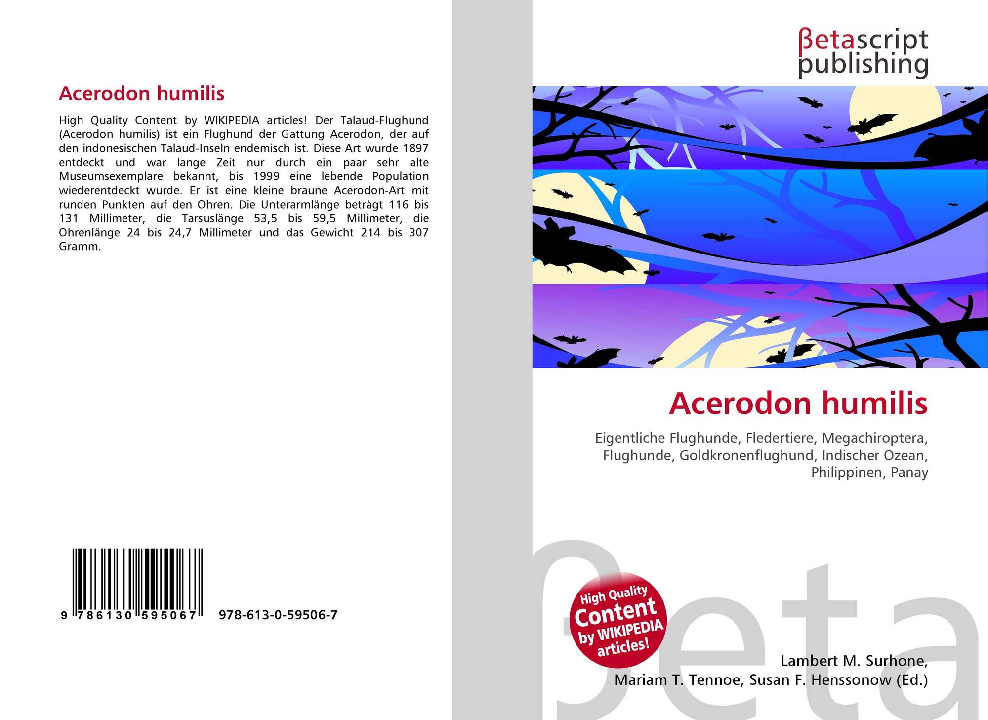 Search results for "acerodon"