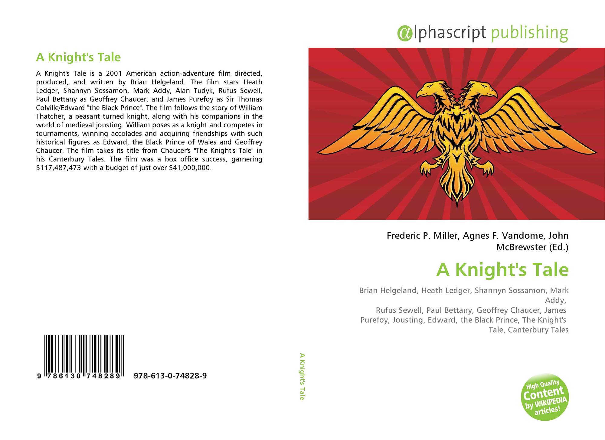 A Knight's Tale, 978-613-0-74828-9, 6130748280 ,9786130748289 A Knight's Tale, 978-613-0-74828-9, 6130748280 ,9786130748289