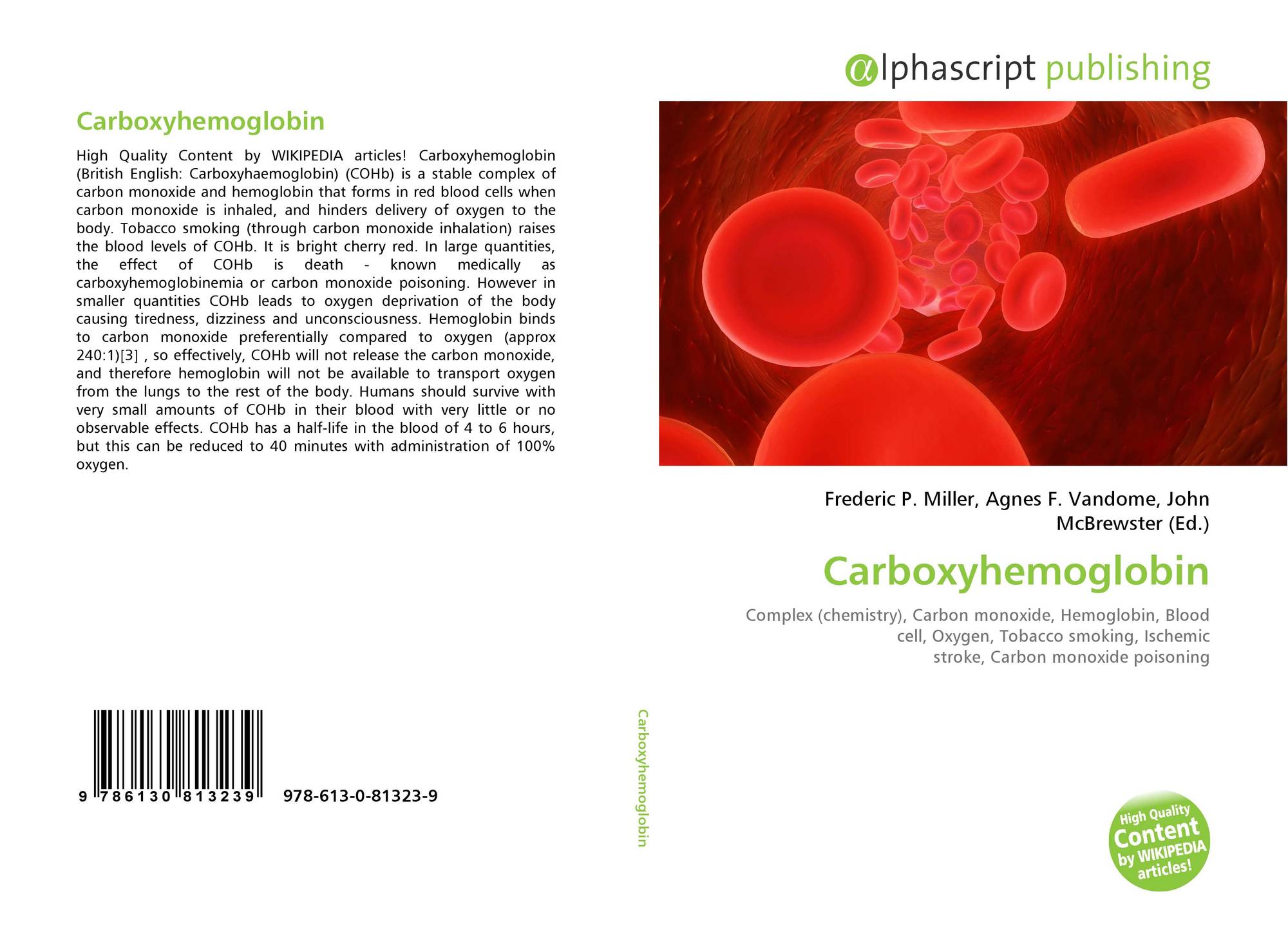 Carboxyhemoglobin, 978-613-0-81323-9, 6130813236 ,9786130813239