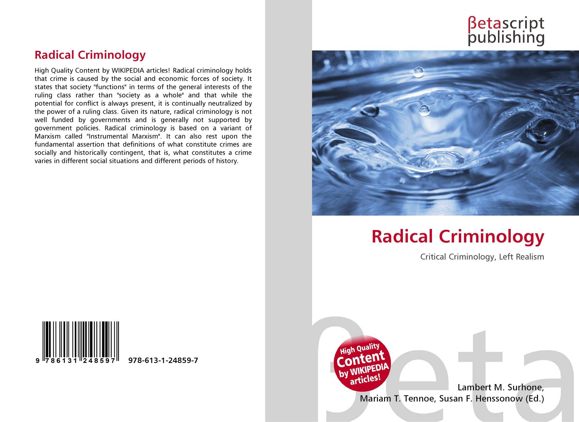 What Is Radical Criminology _ Criminologie Radicale – CCRH