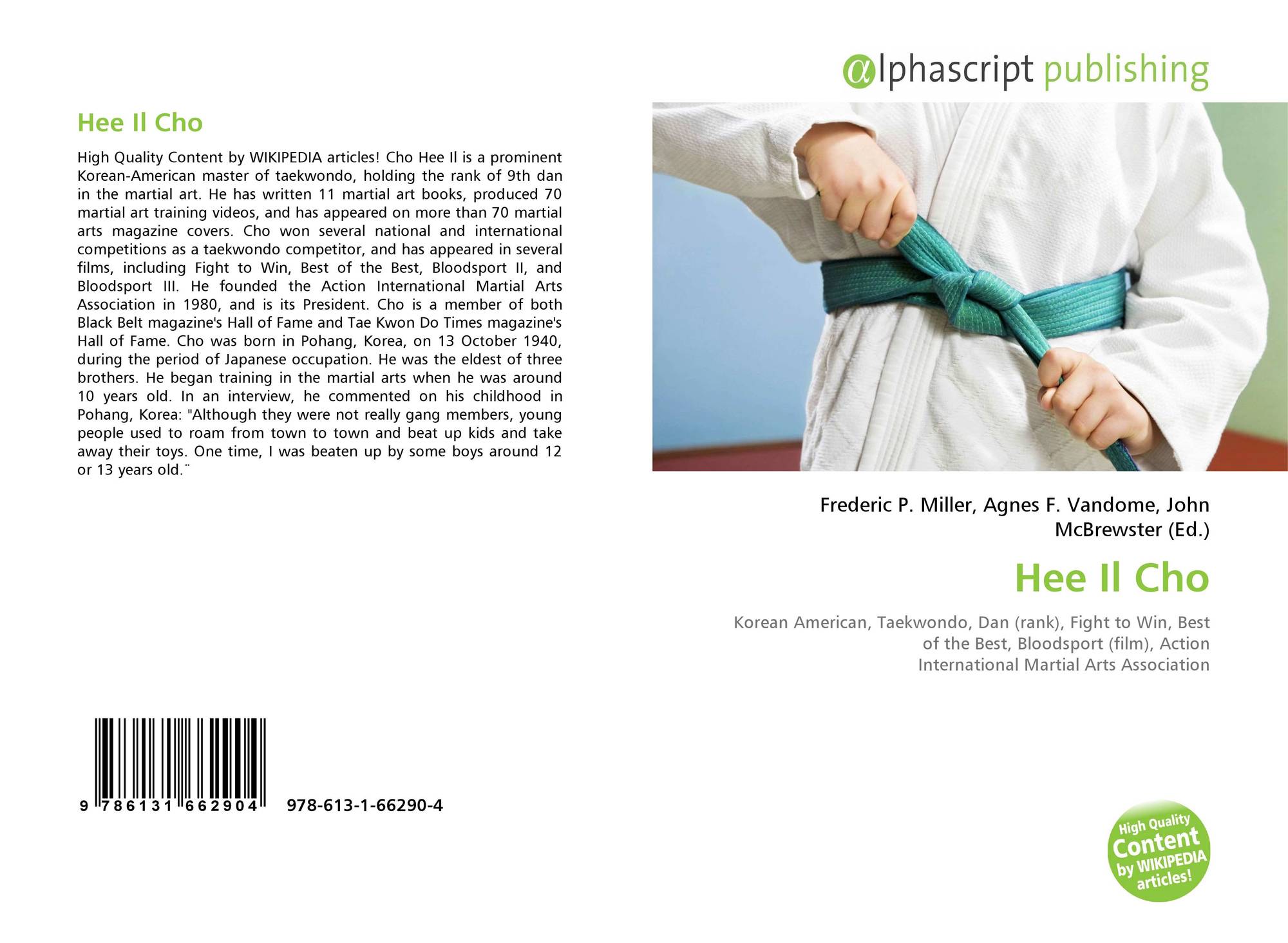 Hee Il Cho, 978-613-1-66290-4, 6131662908 ,9786131662904