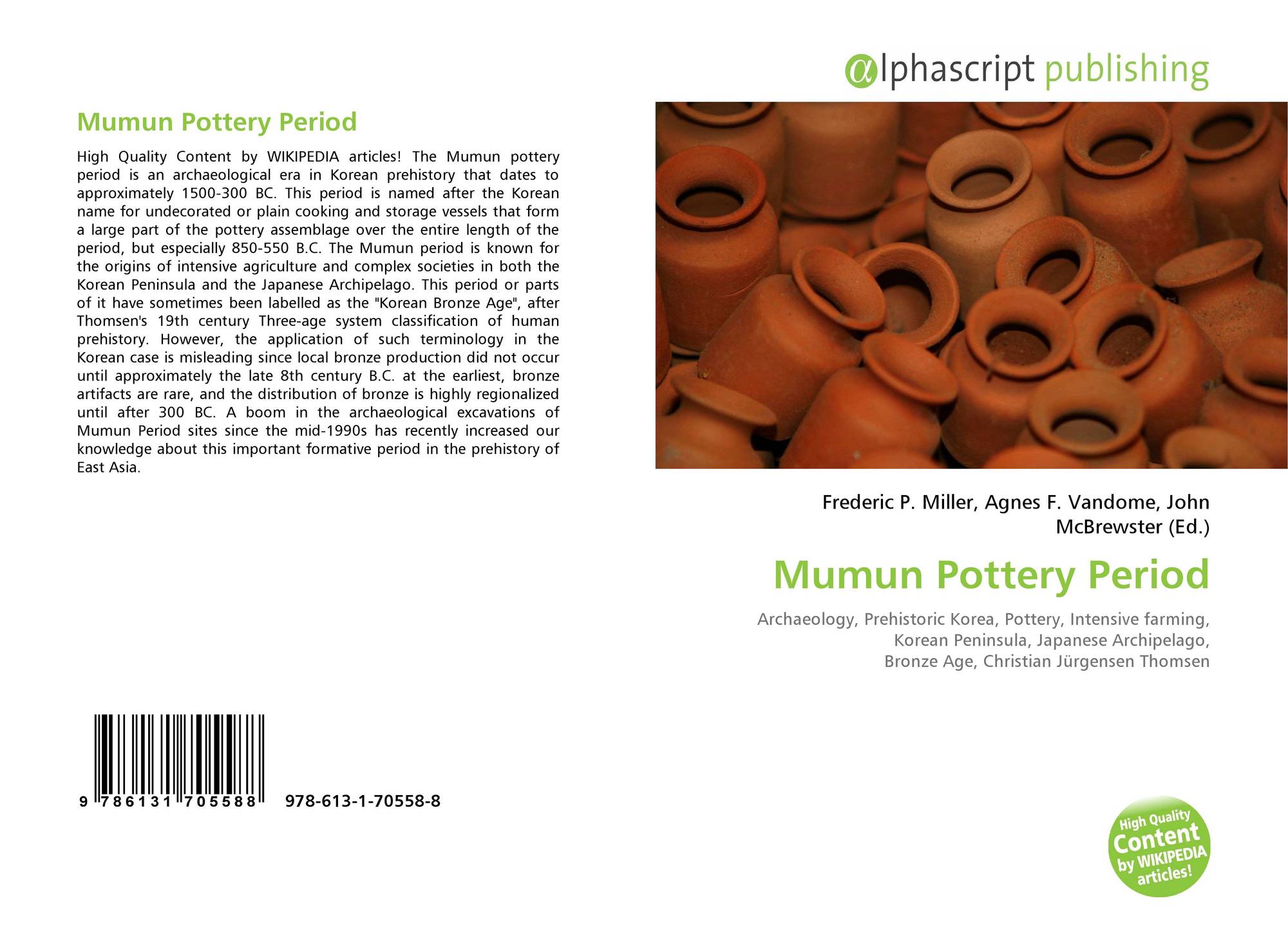 Mumun Pottery Period, 978-613-1-70558-8, 6131705585 ,9786131705588