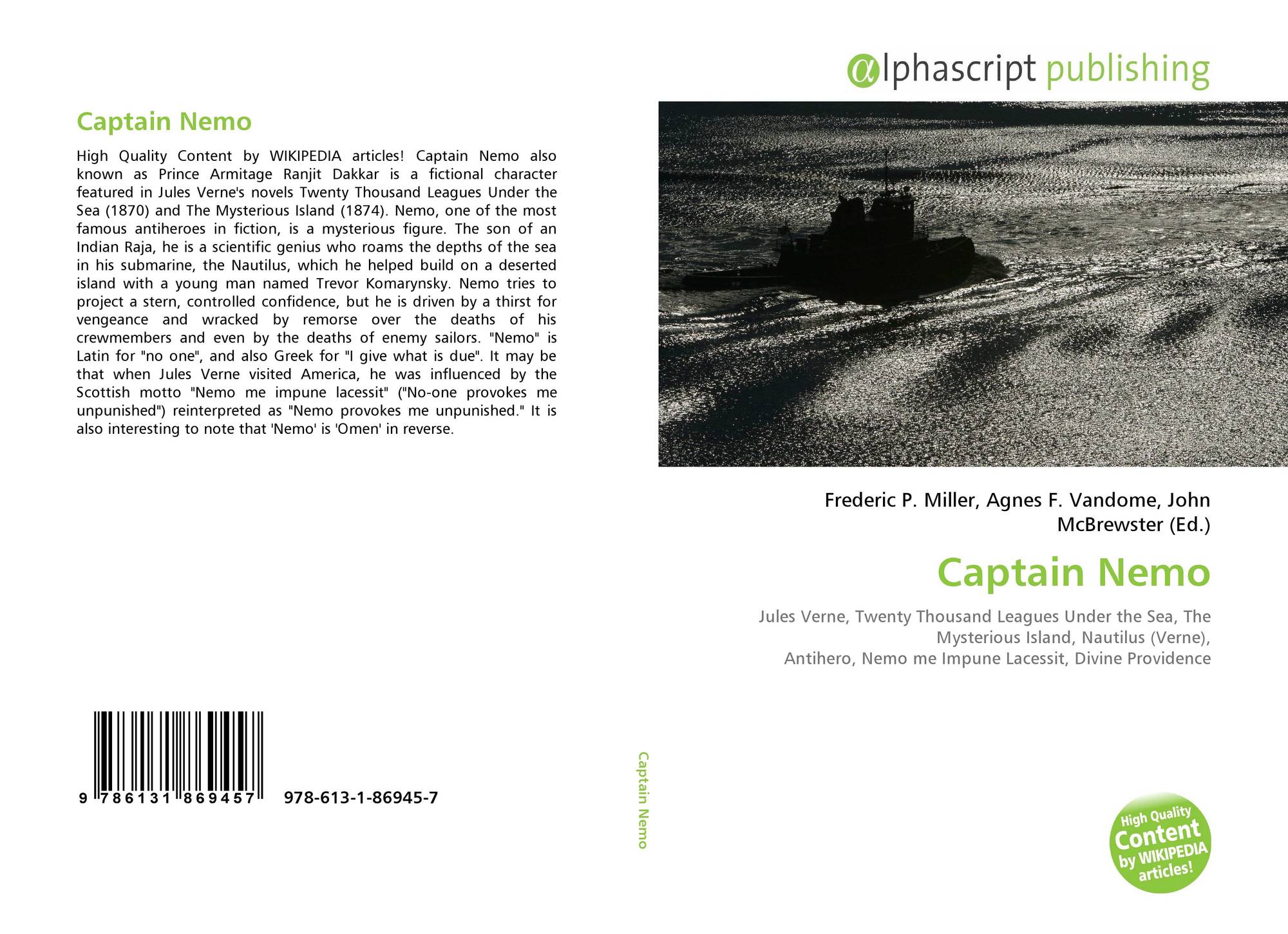 Captain Nemo, 978-613-1-86945-7, 6131869456 ,9786131869457