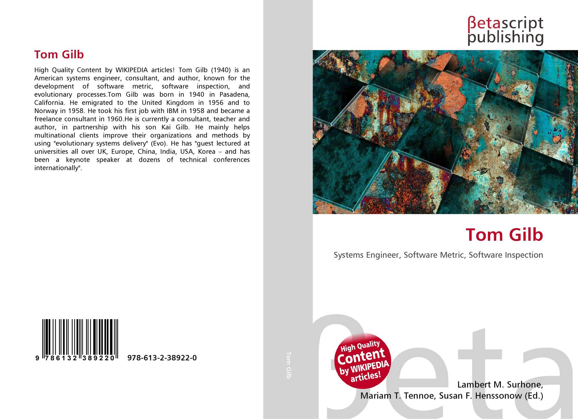 Tom Gilb, 978-613-2-38922-0, 6132389229 ,9786132389220