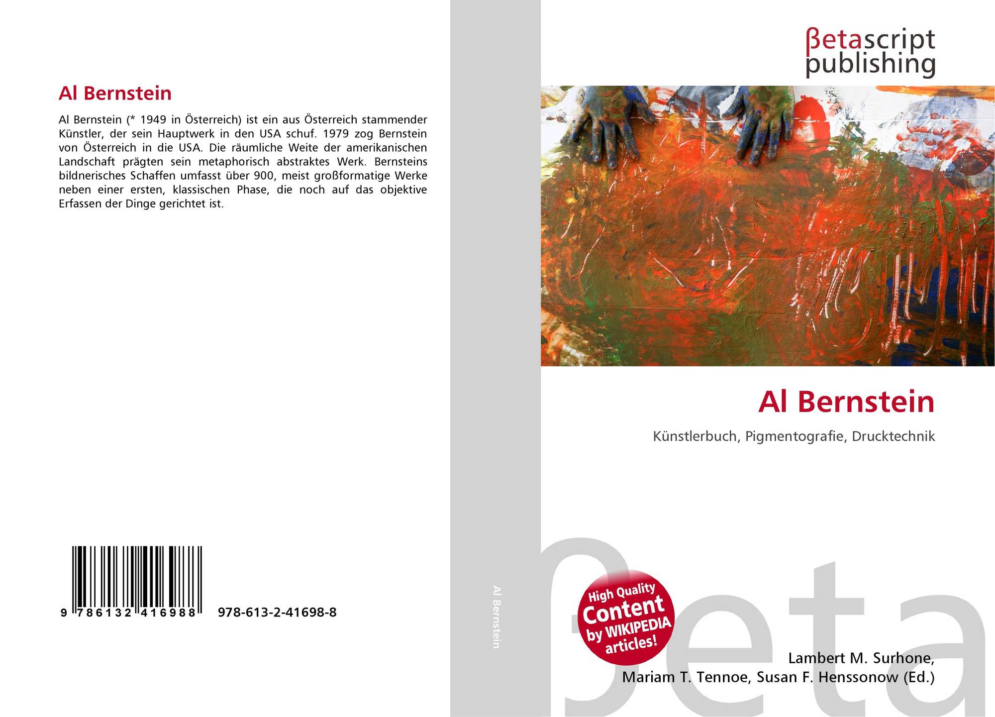 Al Bernstein, 978-613-2-41698-8, 6132416986 ,9786132416988