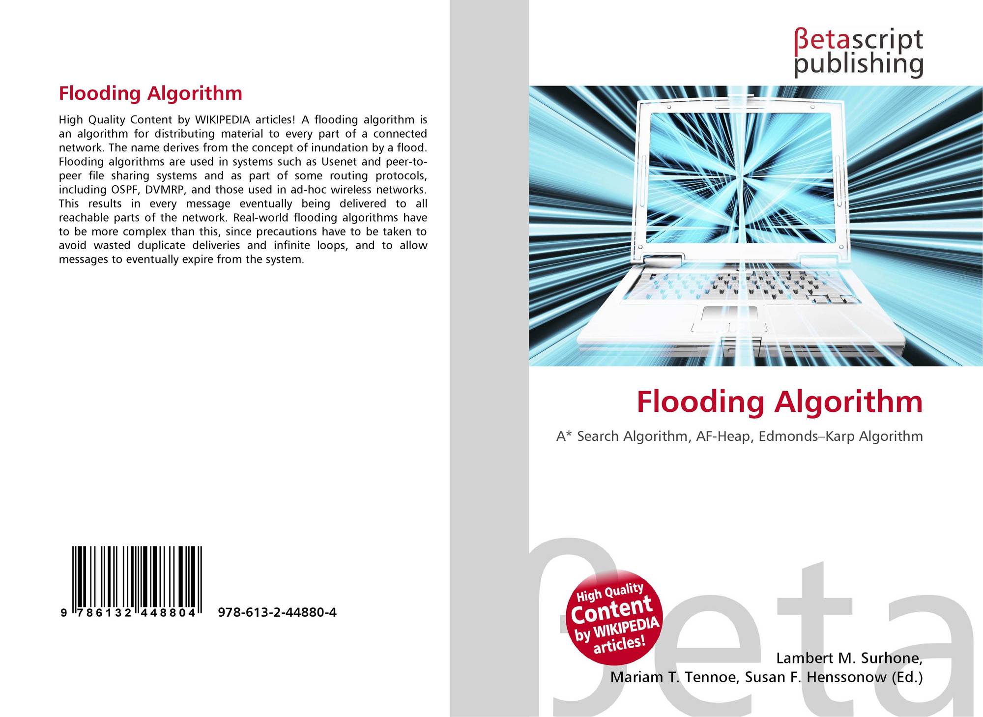 Flooding Algorithm, 978-613-2-44880-4, 6132448802 ,9786132448804 Flooding Algorithm, 978-613-2-44880-4, 6132448802 ,9786132448804