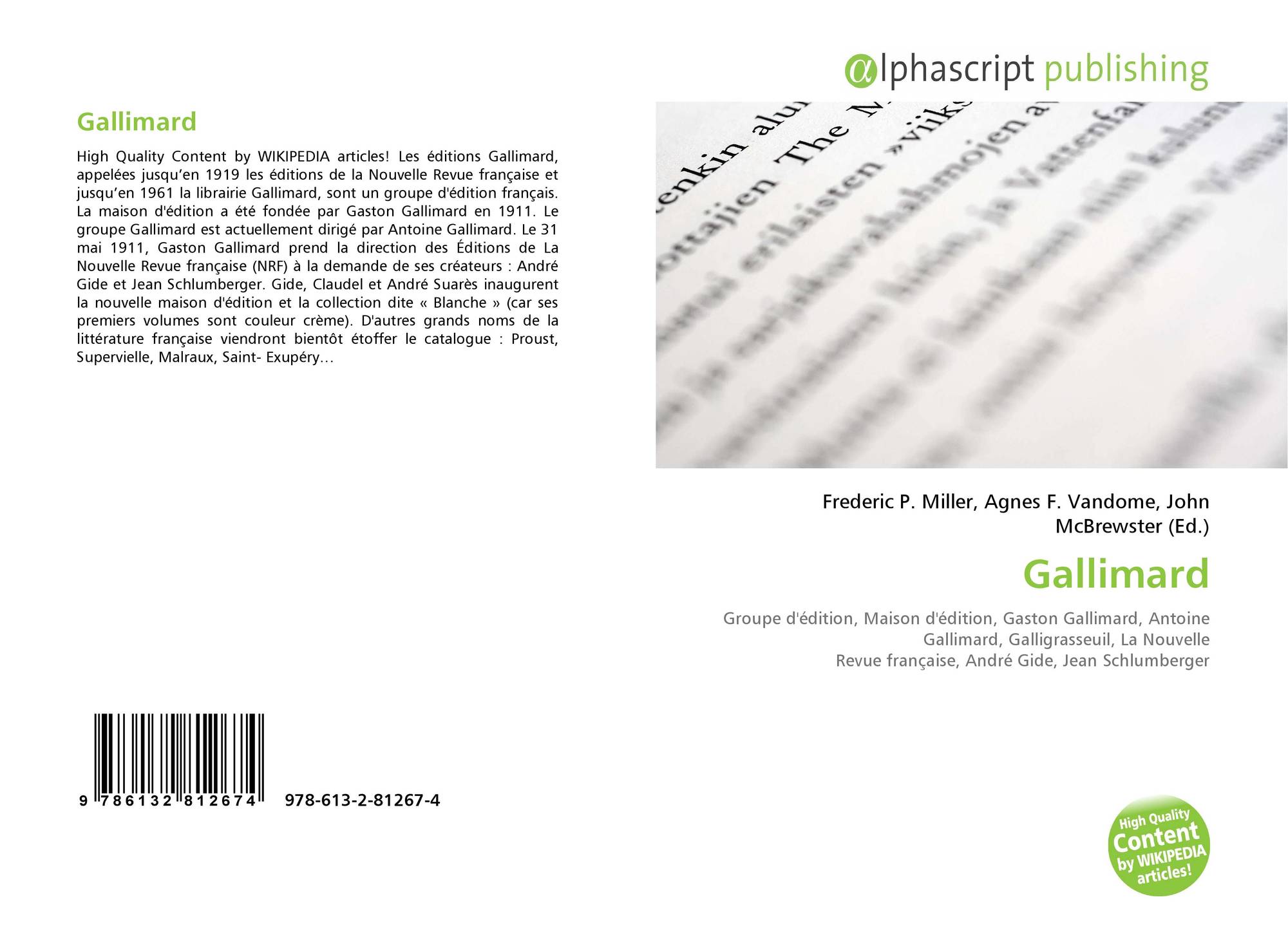 Maison D Editions Gallimard | Ventana Blog