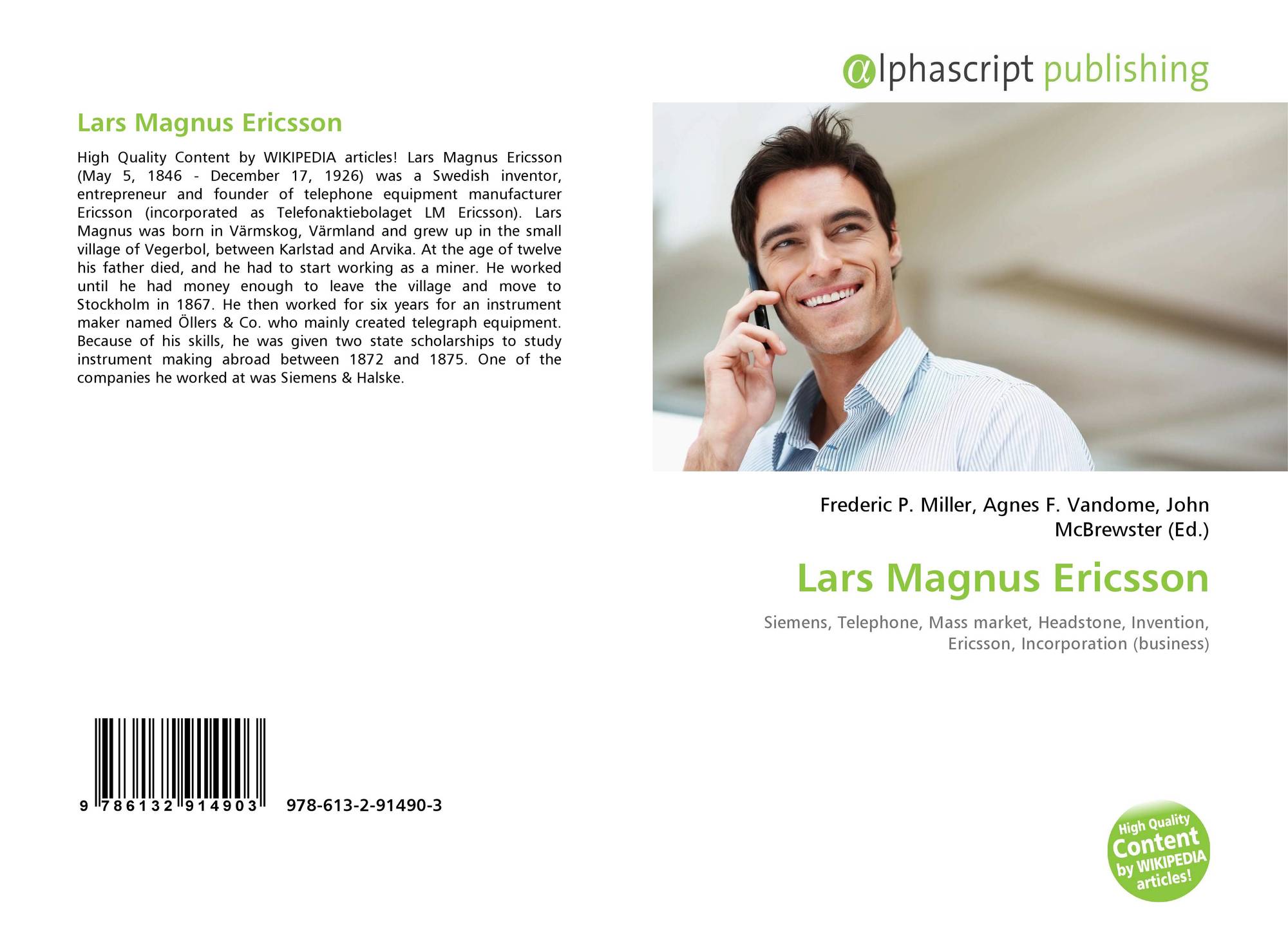 Lars Magnus Ericsson, 978-613-2-91490-3, 6132914900 ,9786132914903