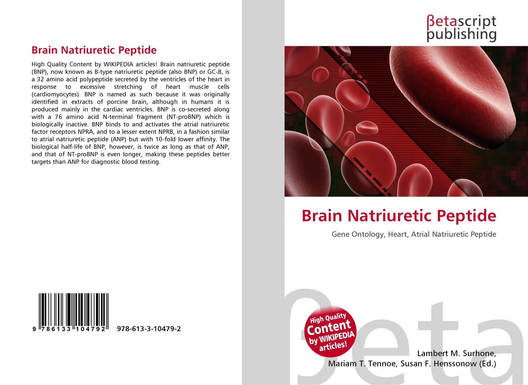 Brain Natriuretic Peptide, 978-613-3-10479-2, 6133104791 ,9786133104792