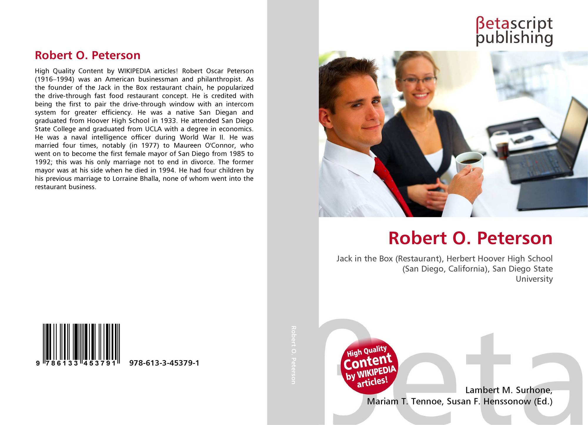 Robert O. Peterson, 978-613-3-45379-1, 6133453796 ,9786133453791