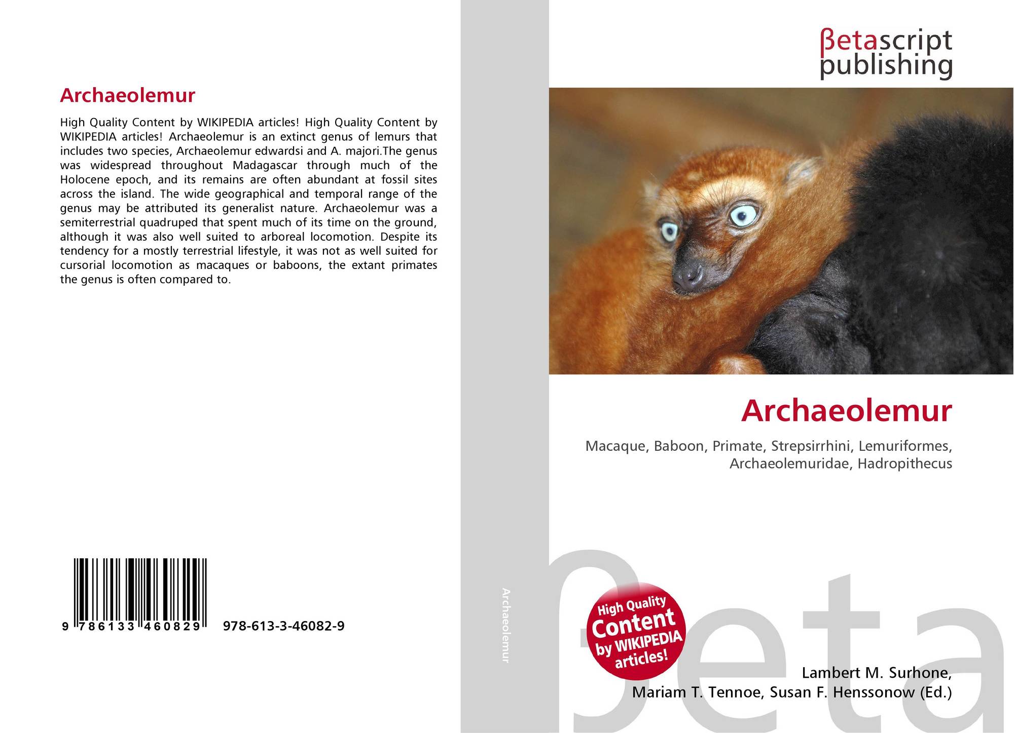 Search results for "archaeolemur"