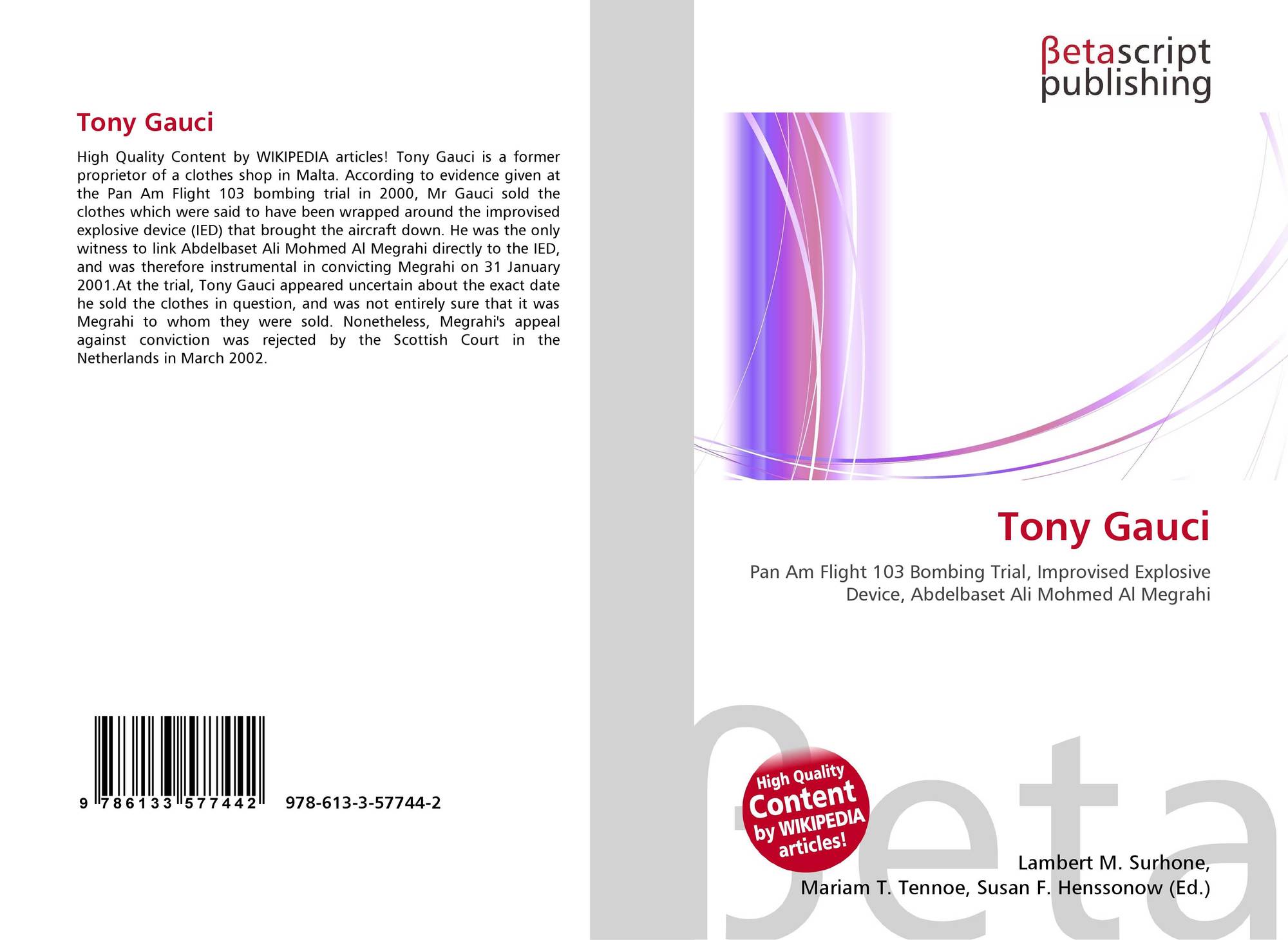 Tony Gauci's Instagram, Twitter & Facebook on IDCrawl