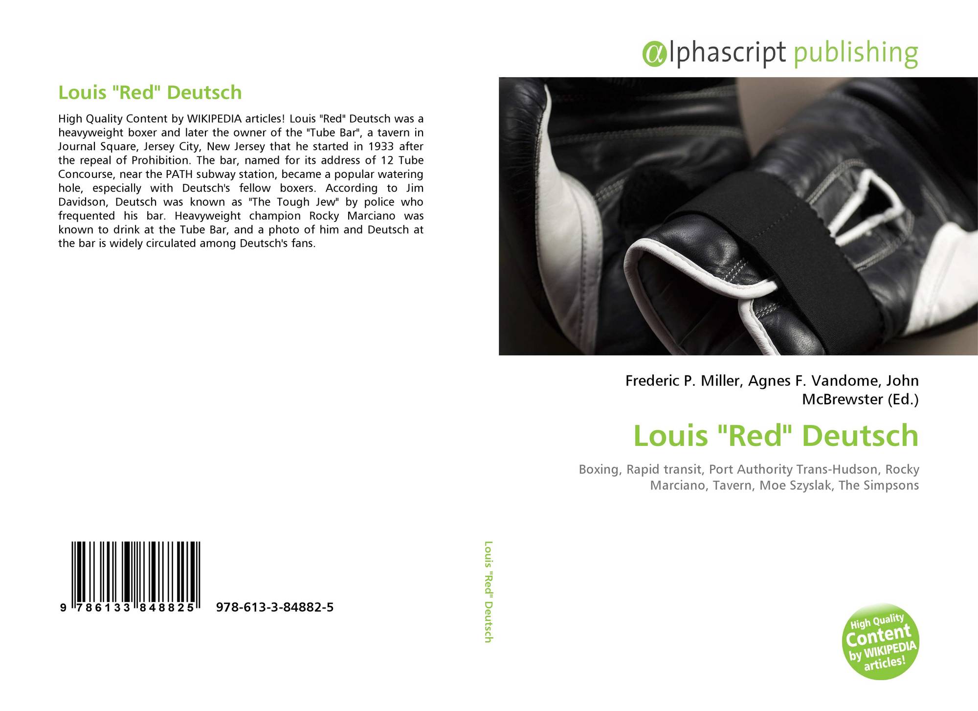 Louis "Red" Deutsch, 978-613-3-84882-5, 6133848820 ,9786133848825