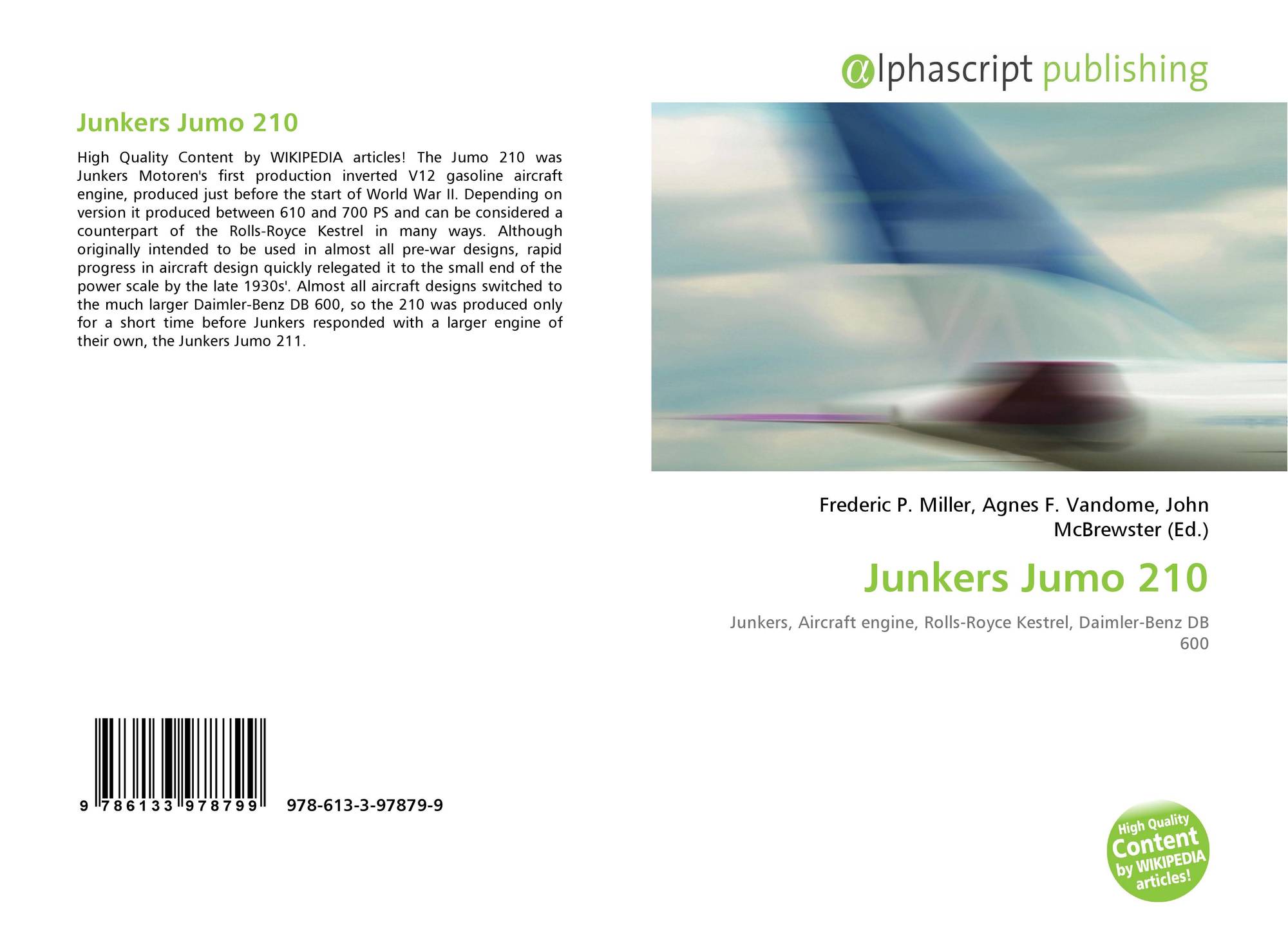 Junkers Jumo 210, 978-613-3-97879-9, 6133978791 ,9786133978799