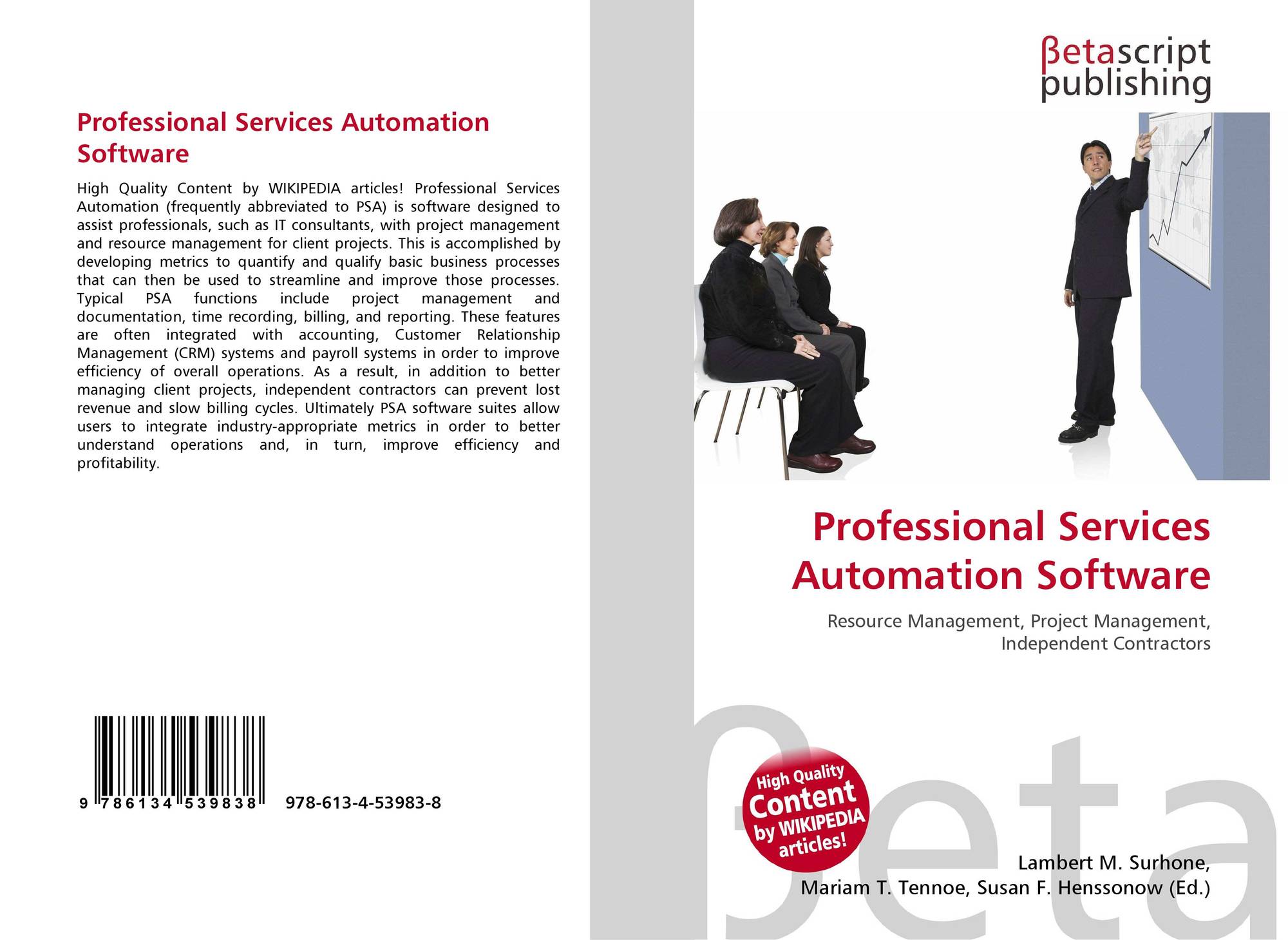 Professional Services Automation Software 978 613 4 53983 8
