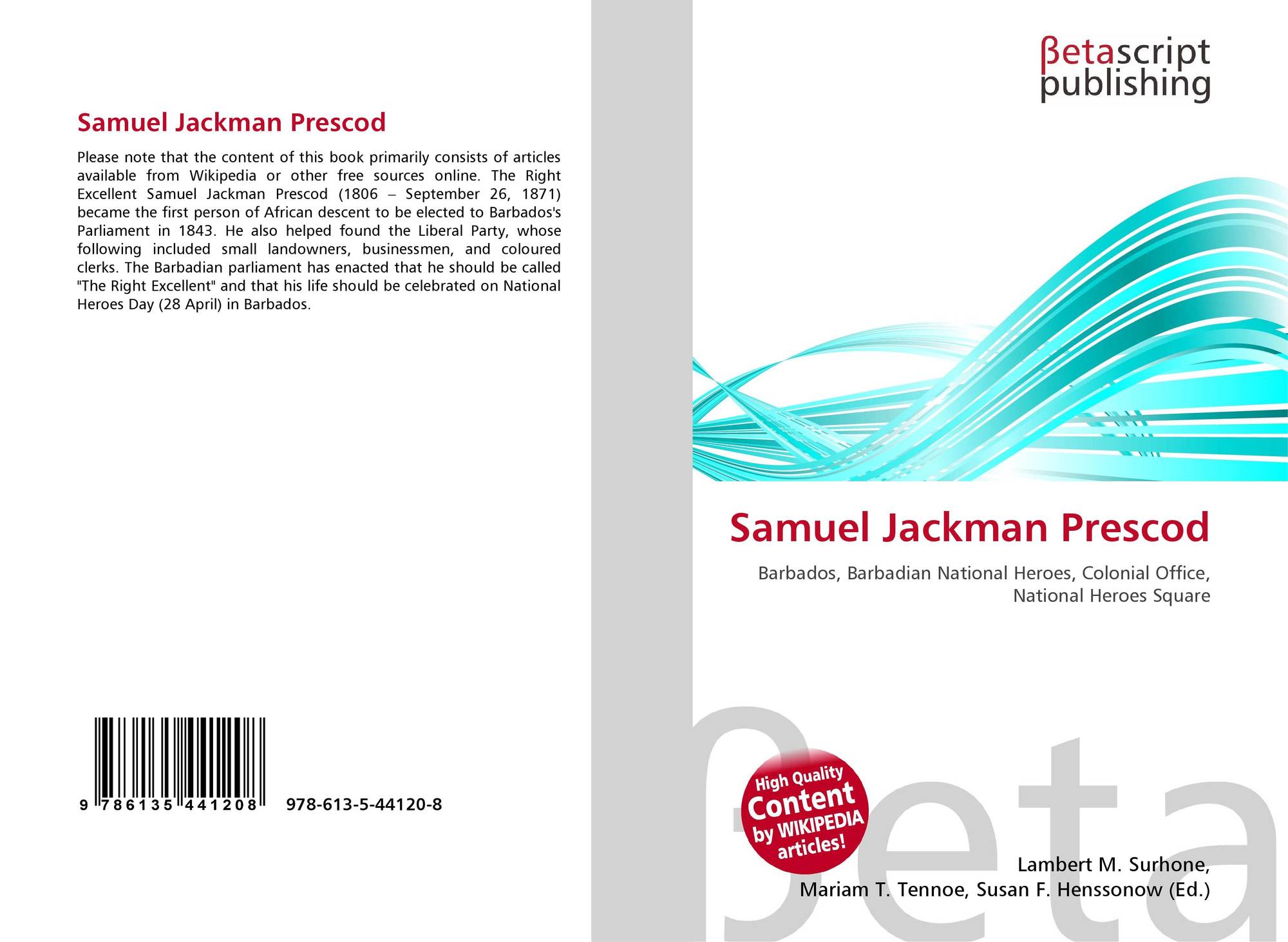 Samuel Jackman Prescod, 978-613-5-44120-8, 6135441205 ,9786135441208