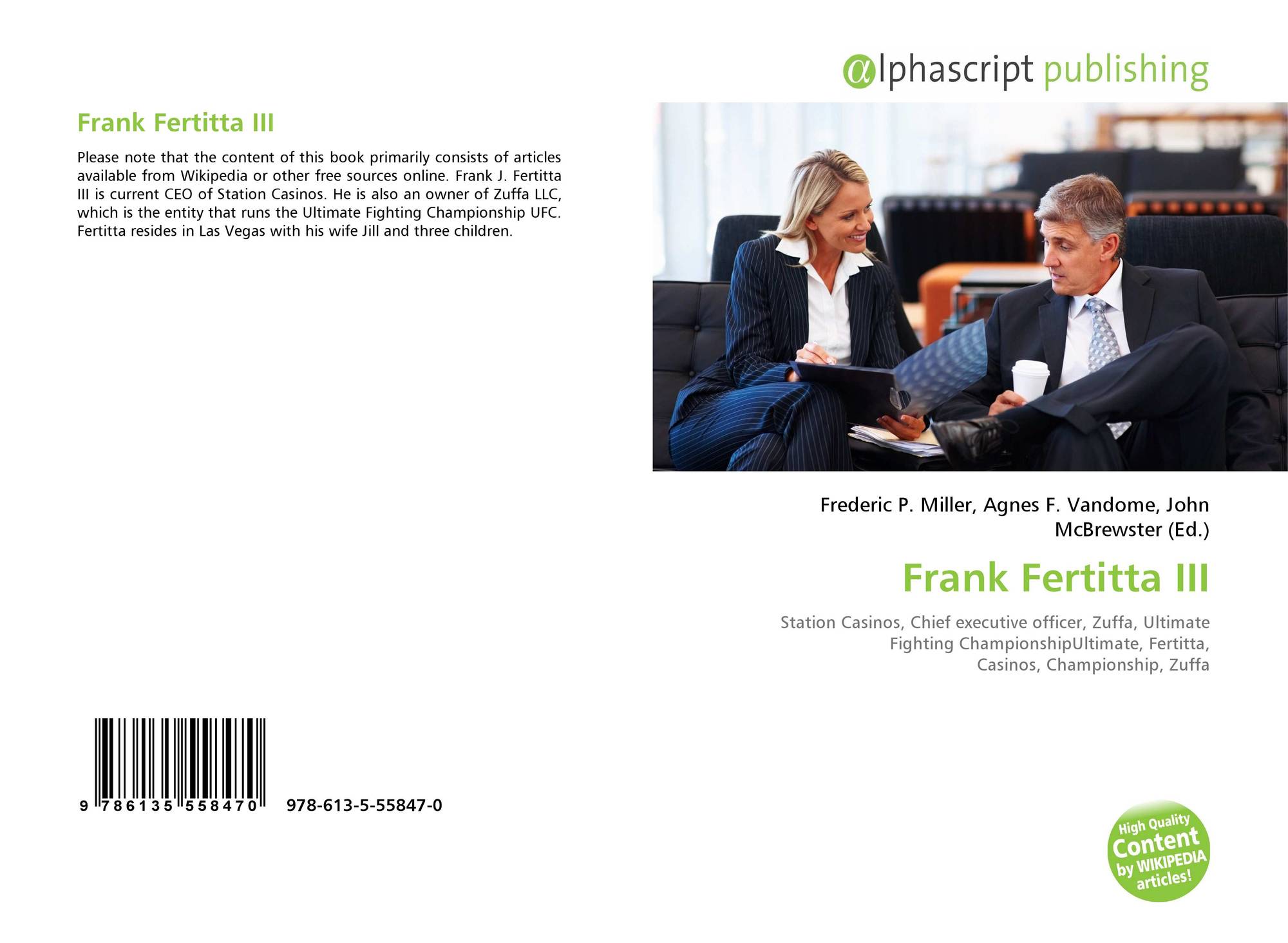 Frank Fertitta III, 978-613-5-55847-0, 6135558471 ,9786135558470