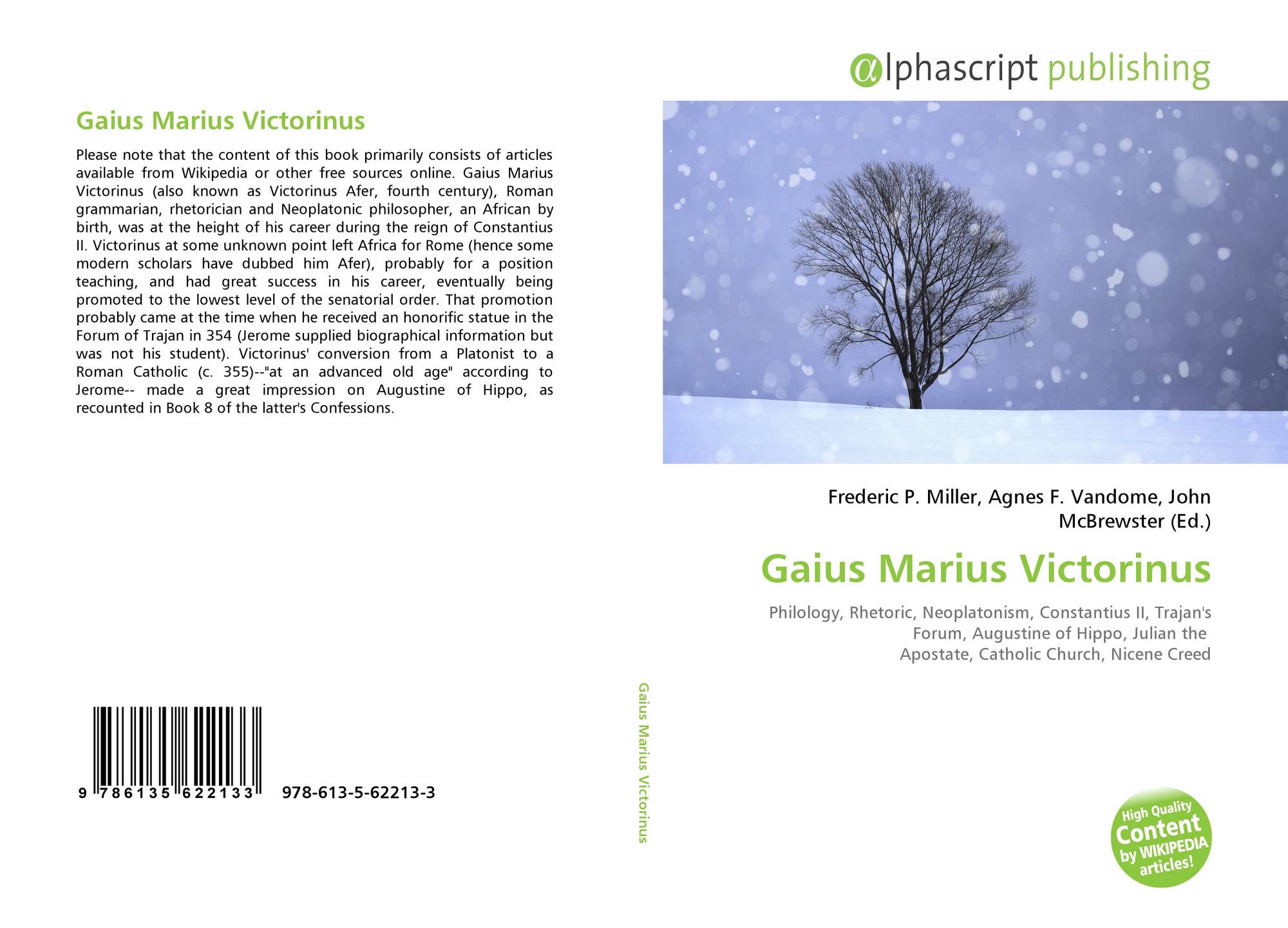 Gaius Marius Victorinus, 978-613-5-62213-3, 6135622137 ,9786135622133