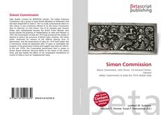 Simon Commission, 978-613-0-52163-9, 6130521634 ,9786130521639